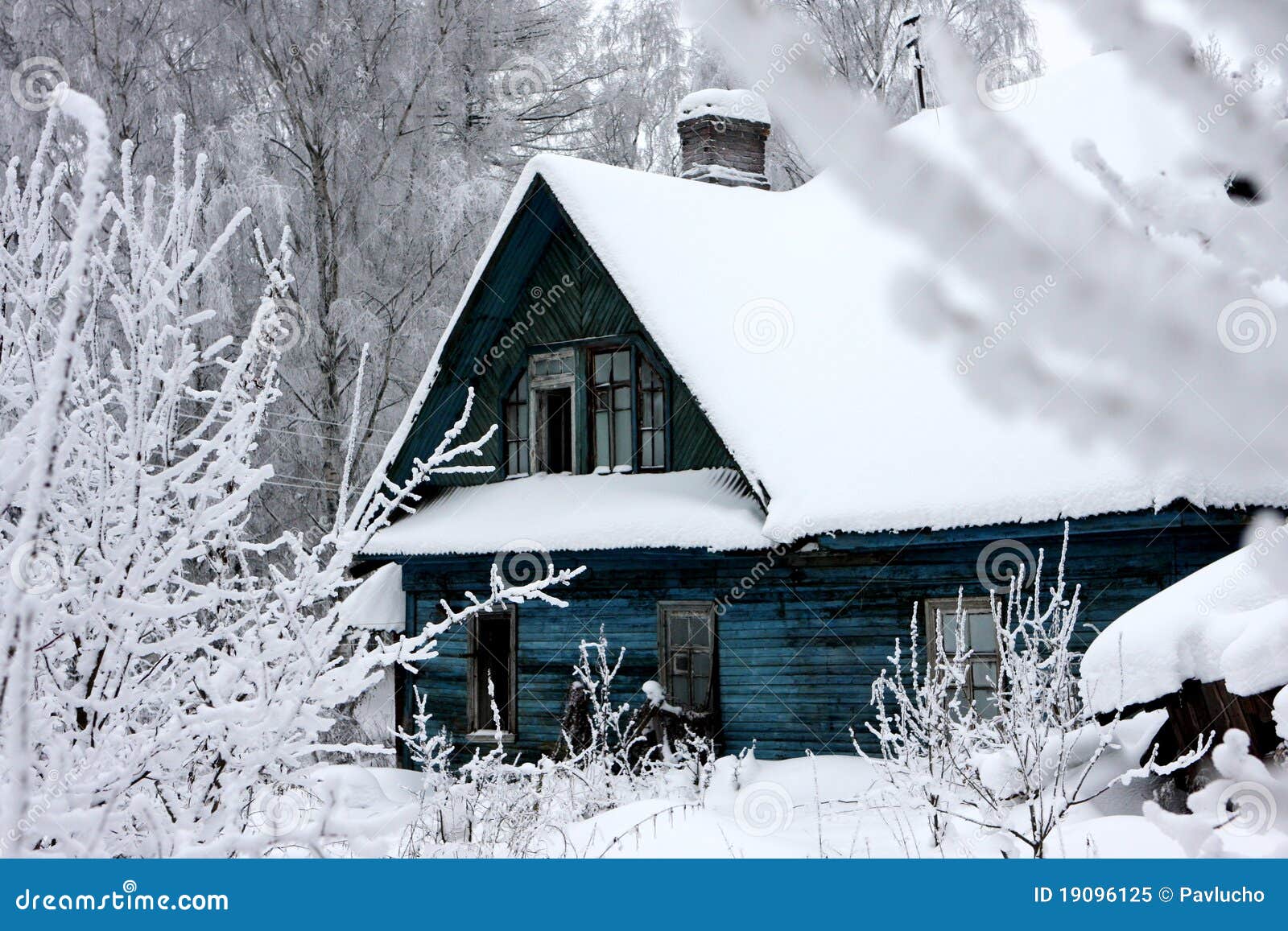 Snowy house stock image. Image of ruined, house, white - 19096125