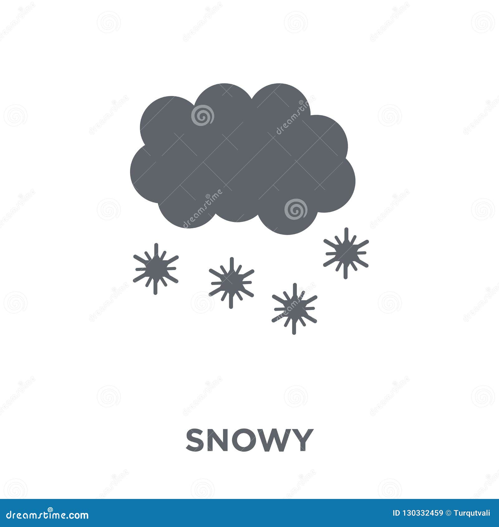 Snowy Icon. Trendy Snowy Logo Concept On White Background From W ...