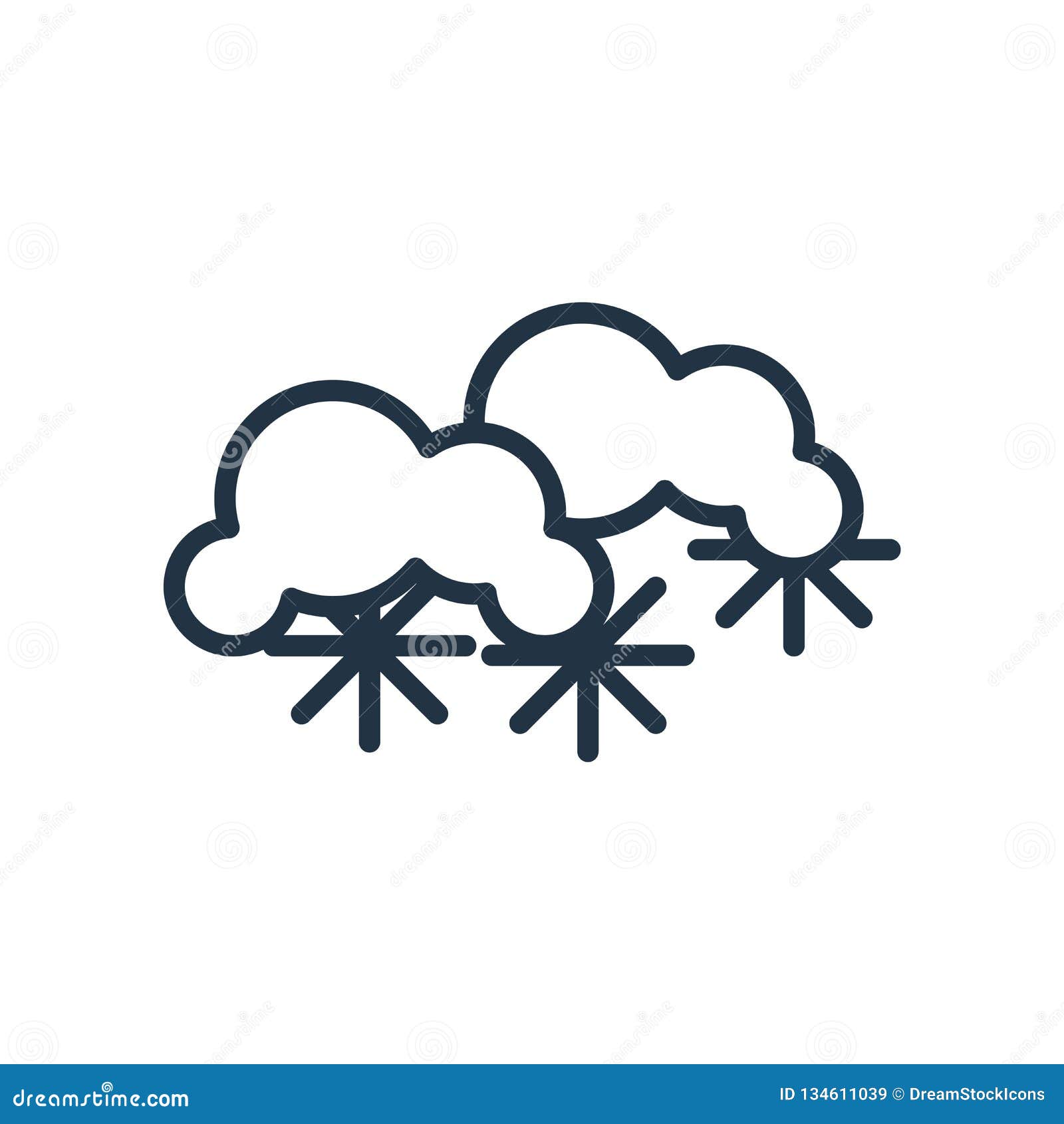 Snowy Icon. Trendy Snowy Logo Concept On White Background From W ...