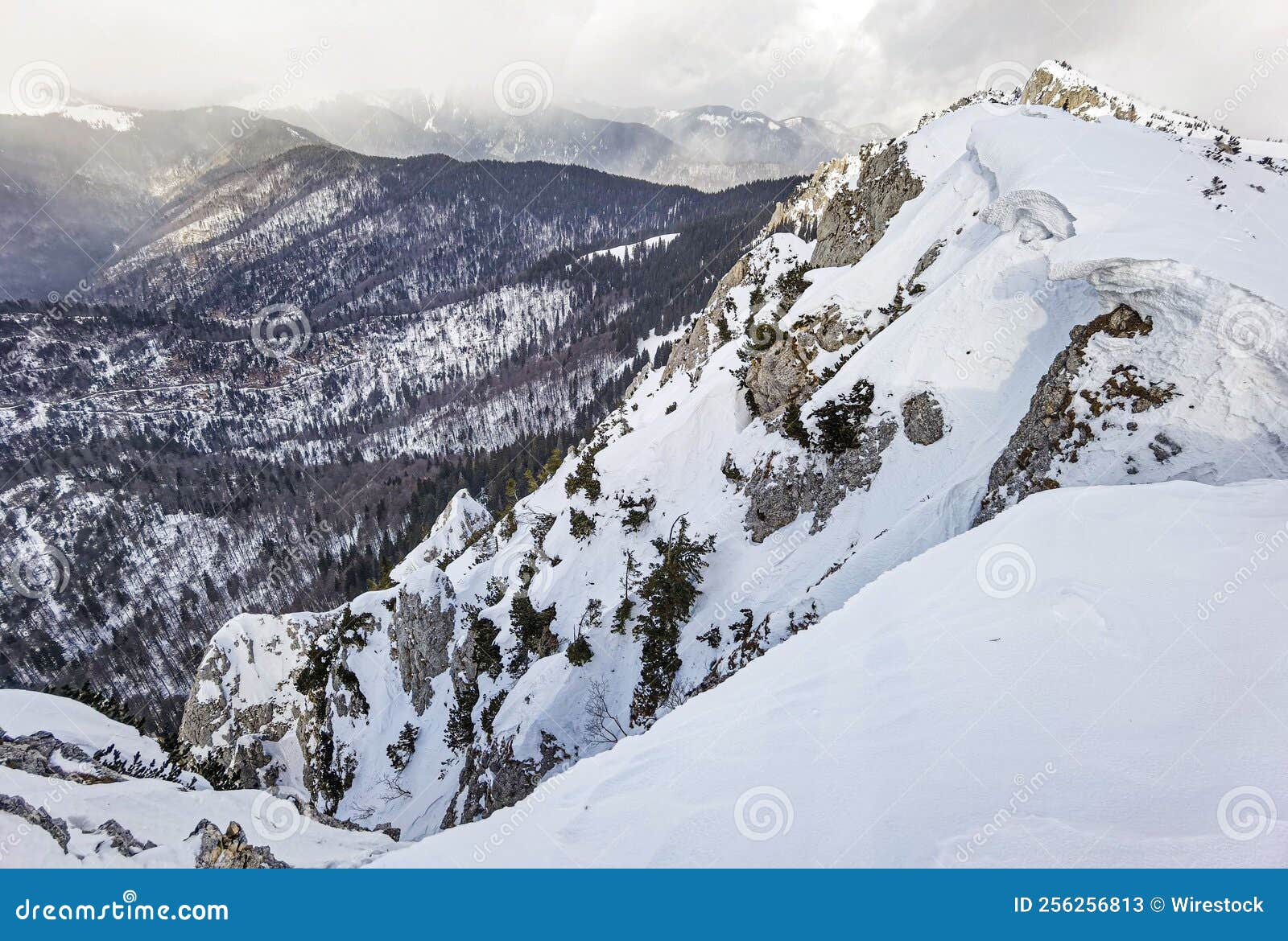 Snowy Landscape of Highlands Stock Image - Image of clouds, outdoors ...
