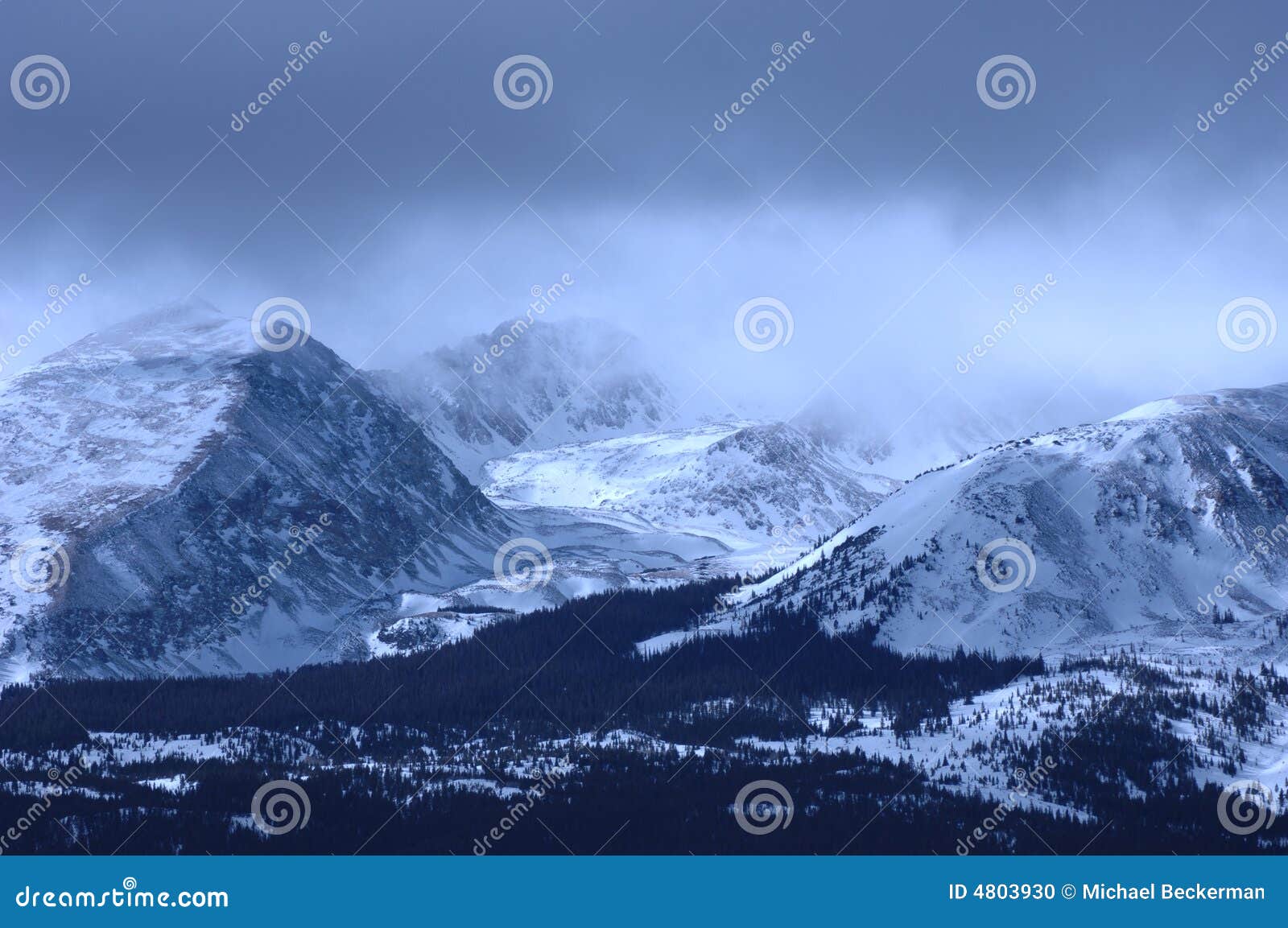 Snowy Mountain stock photo. Image of mount, remote, natural - 4803930
