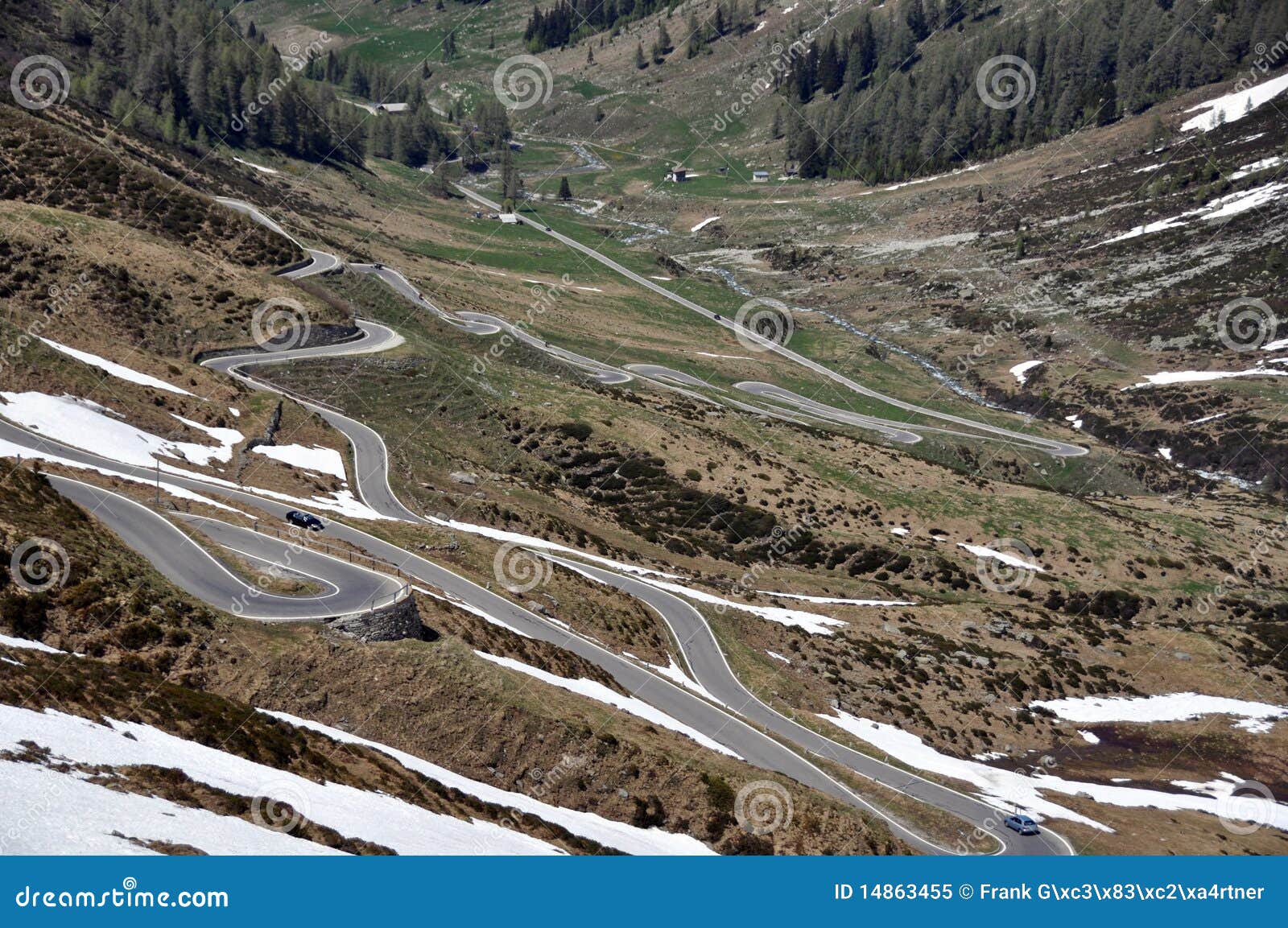 Snowy mountain pass stock image. Image of spluegen, rocky - 14863455