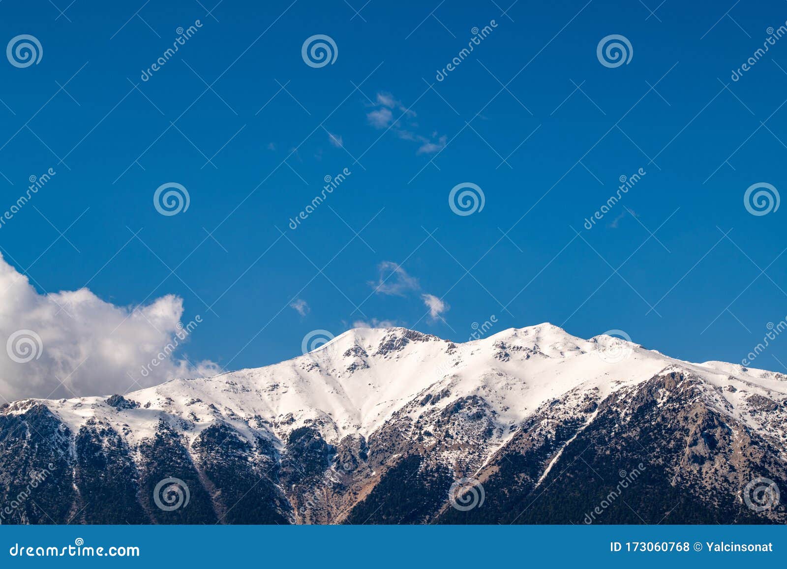 Snowy mountain range stock photo. Image of idyllic, holiday - 173060768