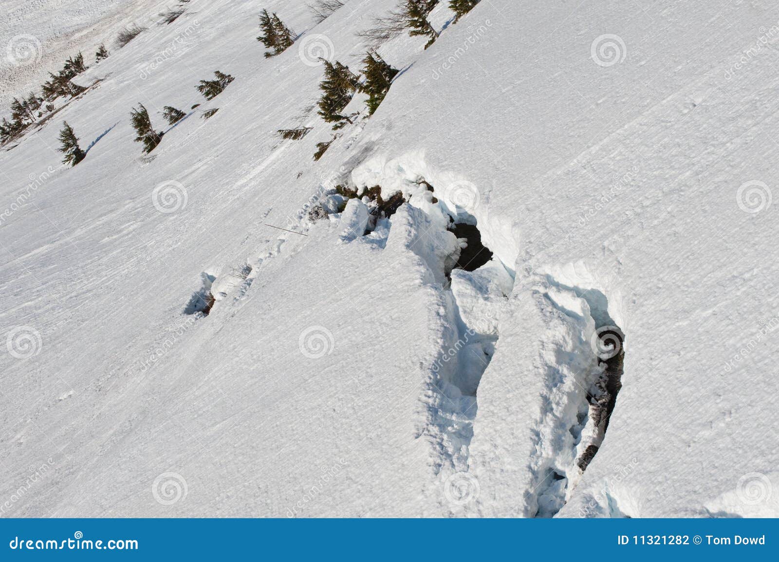 Snowy mountain side stock photo. Image of snowy, white - 11321282