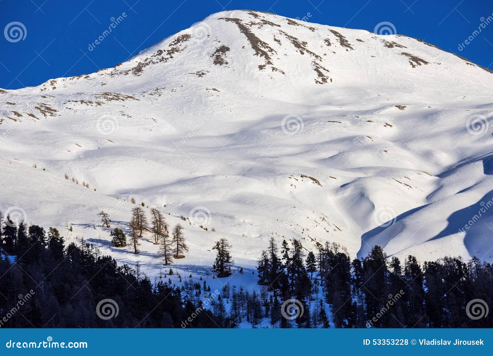 Snowy Panorama of the Italian Alps Stock Photo - Image of scenic, snow ...