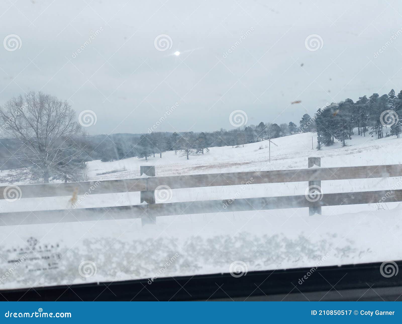Snowy Side of Real Nature stock image. Image of side - 210850517