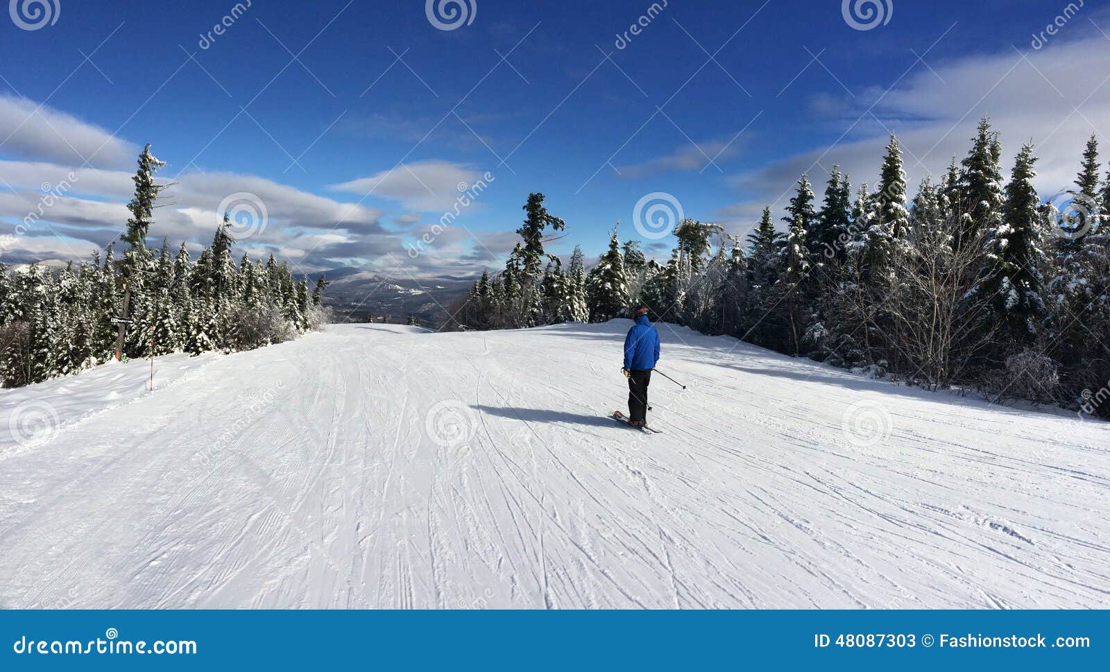 Snowy slope stock image. Image of holidays, lodge, slopes - 48087303
