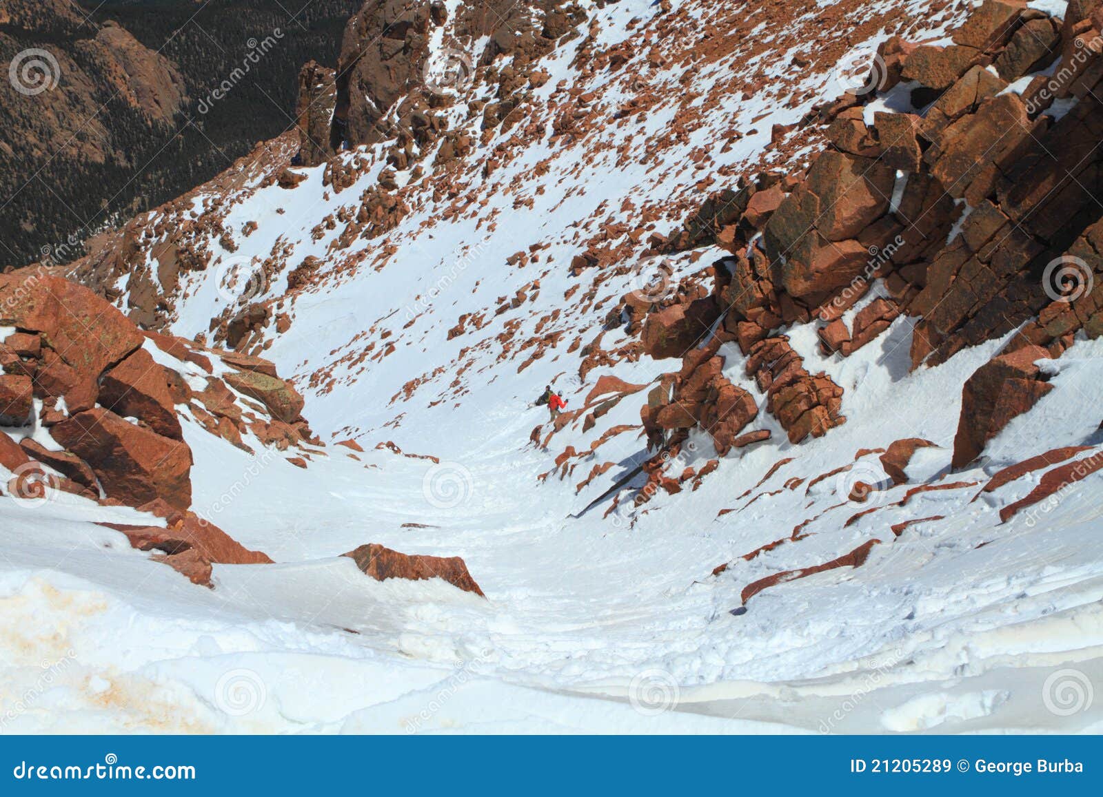 Snowy slopes stock image. Image of american, outdoors - 21205289