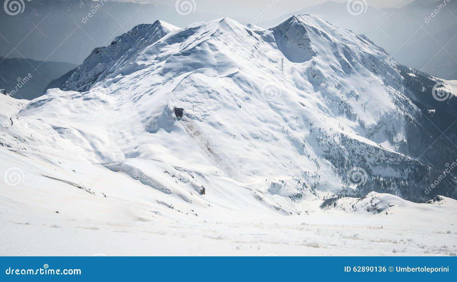 Snowy summit stock photo. Image of outdoor, trip, hdtv - 62890136