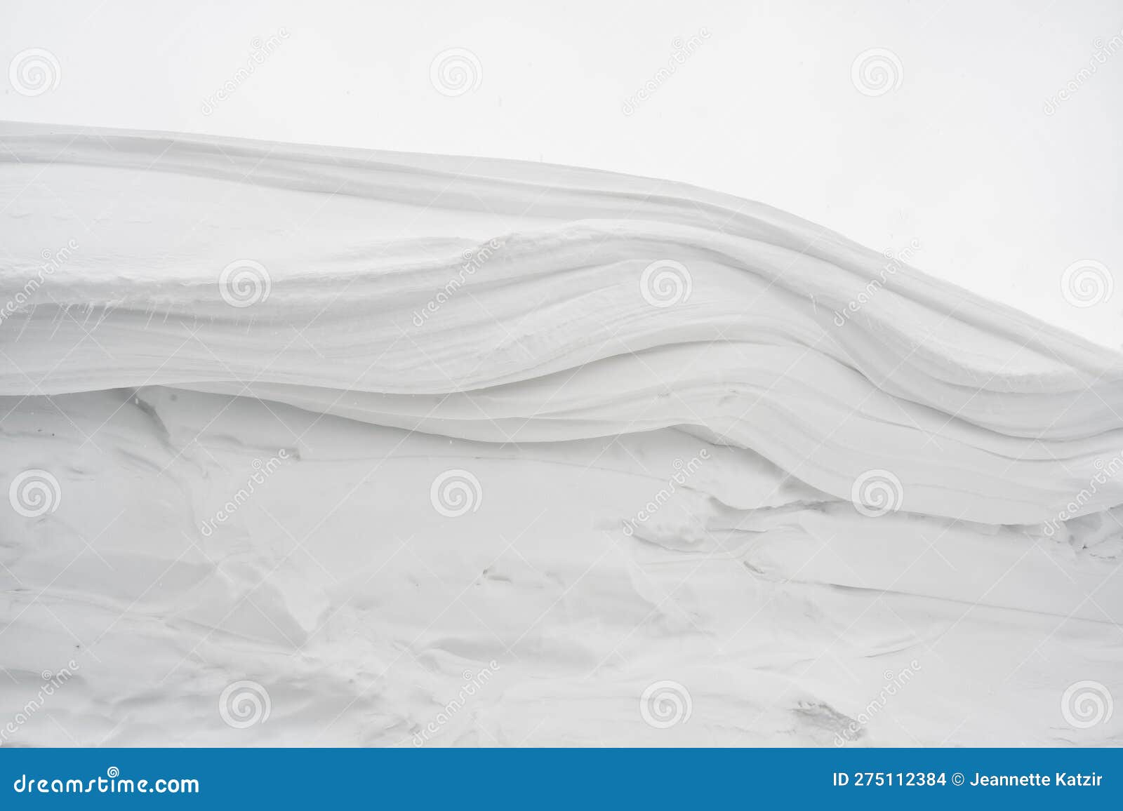 Layers of Smooth Snowy Waves Stock Photo - Image of wind, blizzard ...
