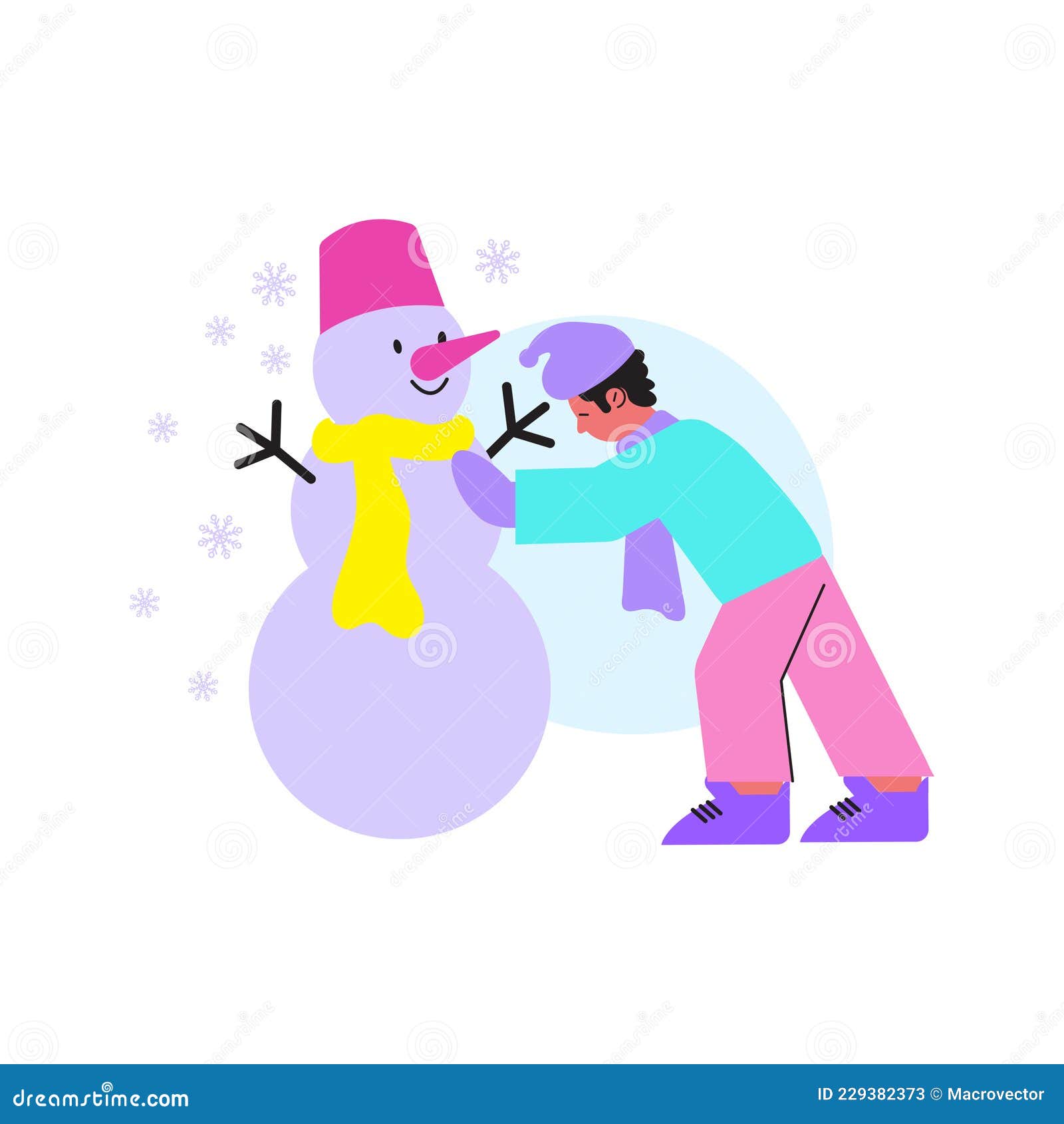 Snowy Weather Flashcard Collection For Preschool Kid Learning English ...