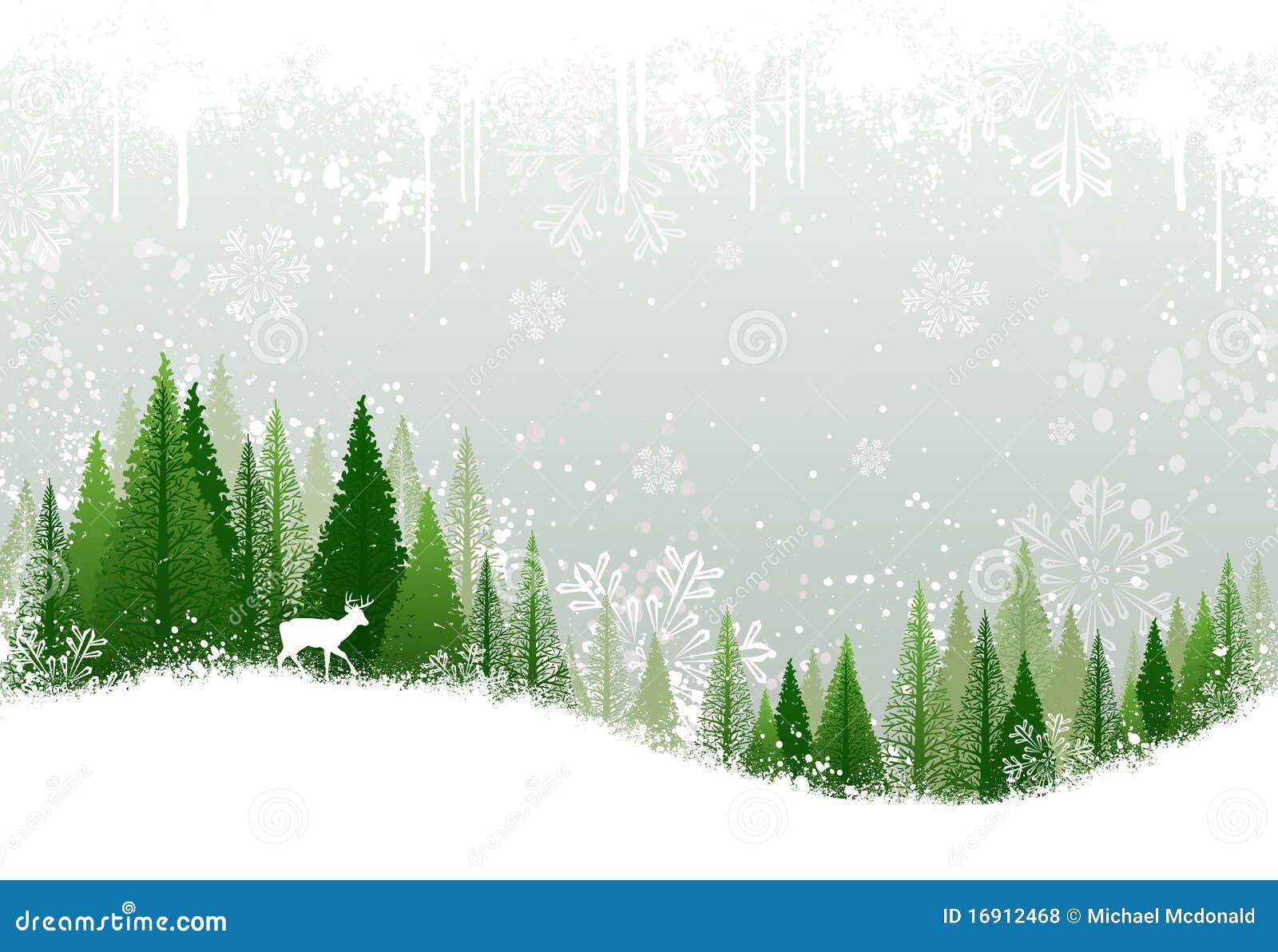Winter Forest Vector