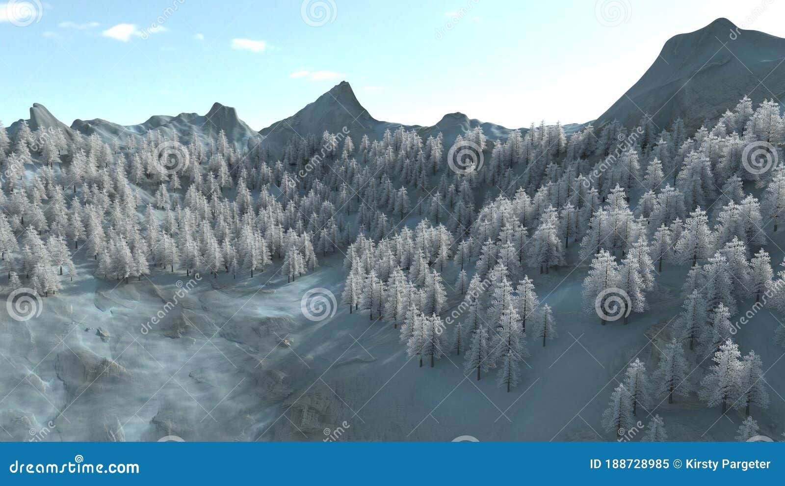 Snowy Winter Mountain Side stock illustration. Illustration of resort ...