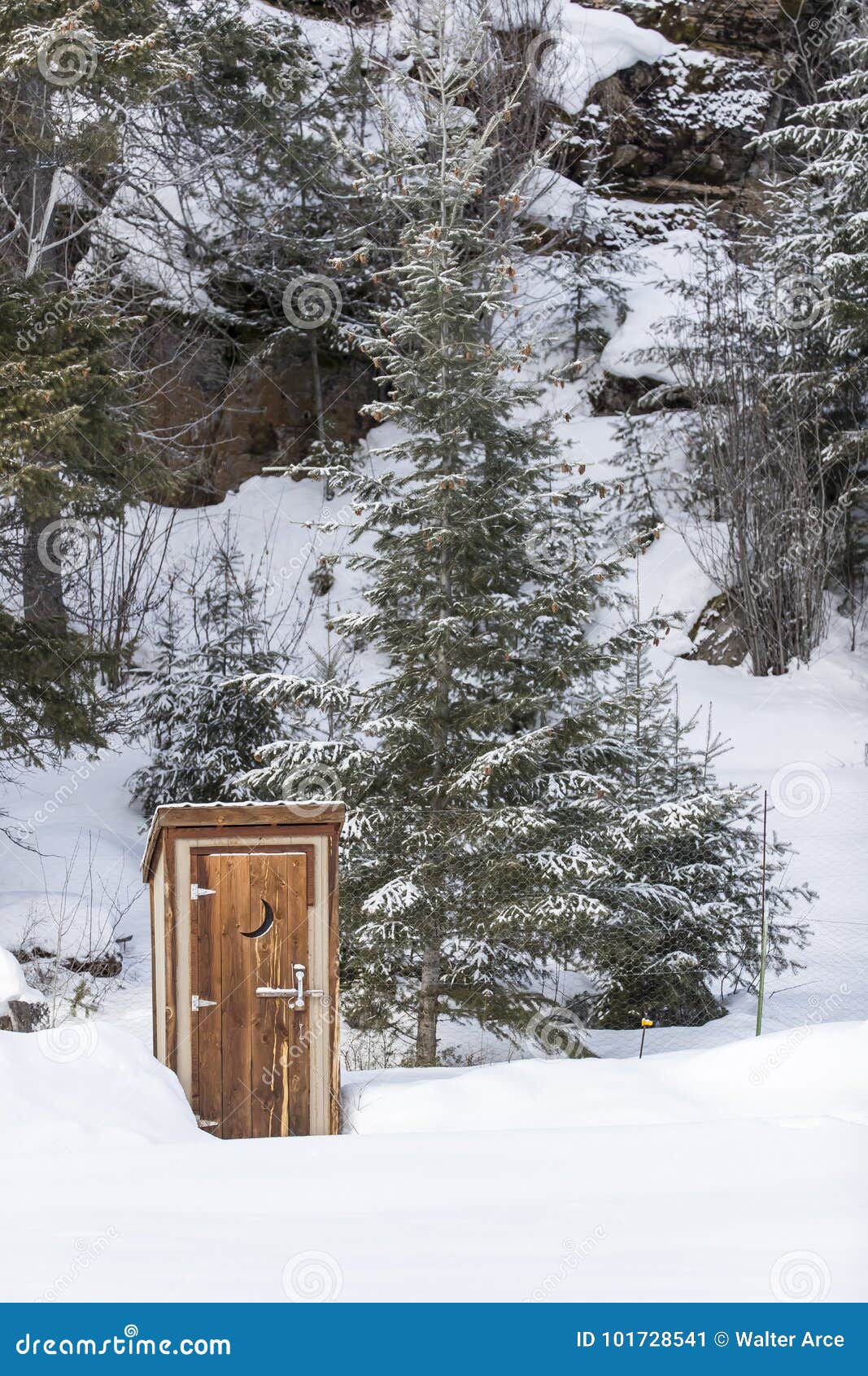 Snowy Winter Scene stock image. Image of scenic, countryside - 101728541