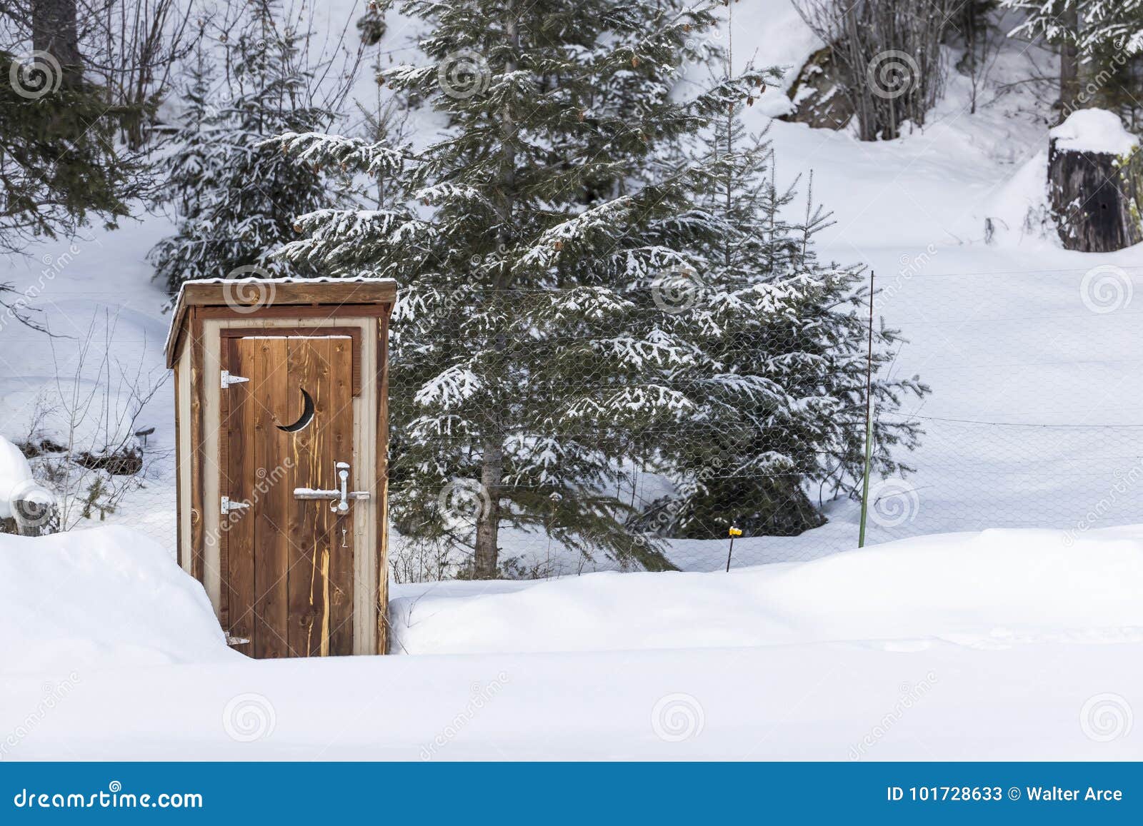Snowy Winter Scene stock image. Image of frozen, beautiful - 101728633