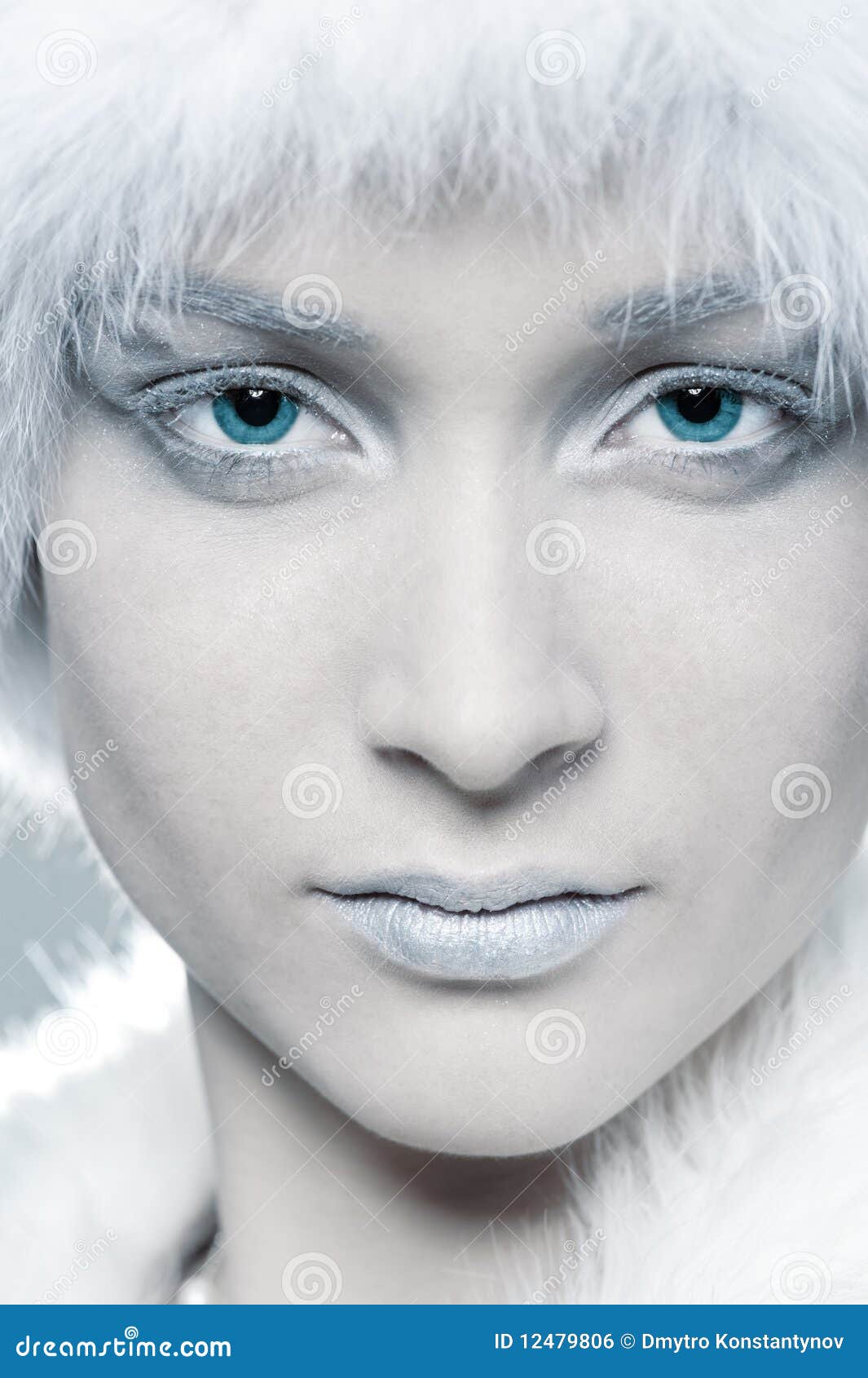Snowy woman stock photo. Image of cold, attractive, glamor - 12479806