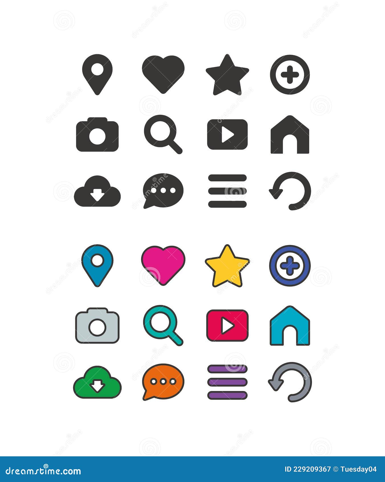 Sns Social Network Web Stock Illustrations – 257 Sns Social Network Web ...