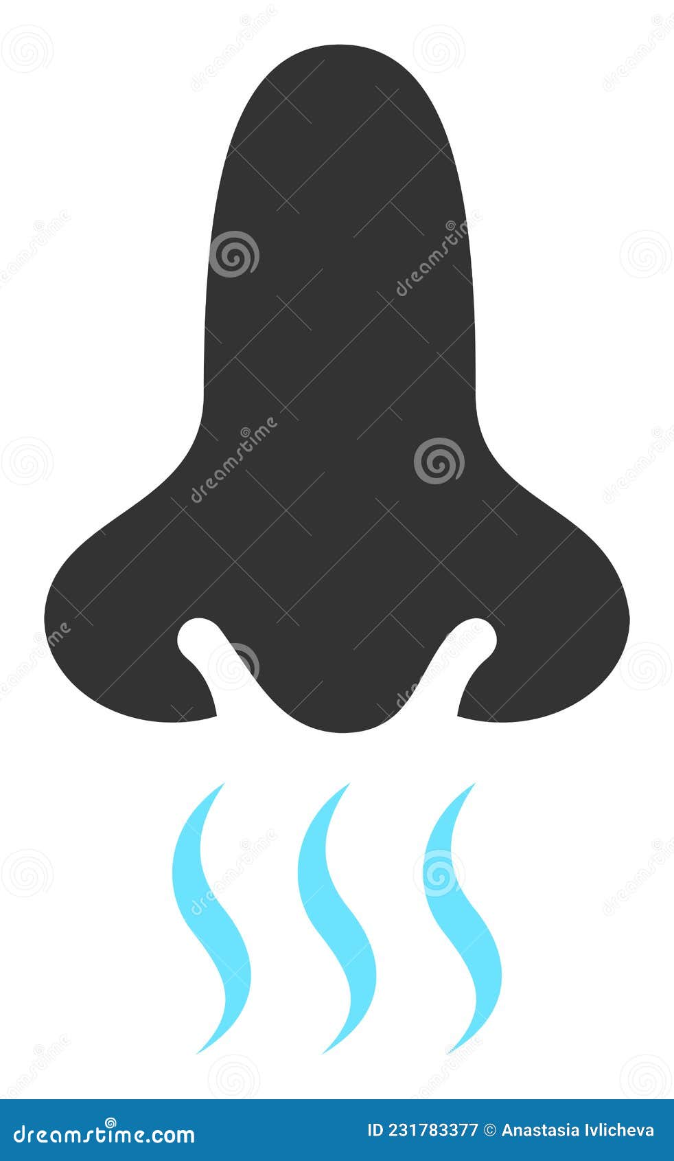 Snuff - Vector Icon Illustration Stock Vector - Illustration of nose ...