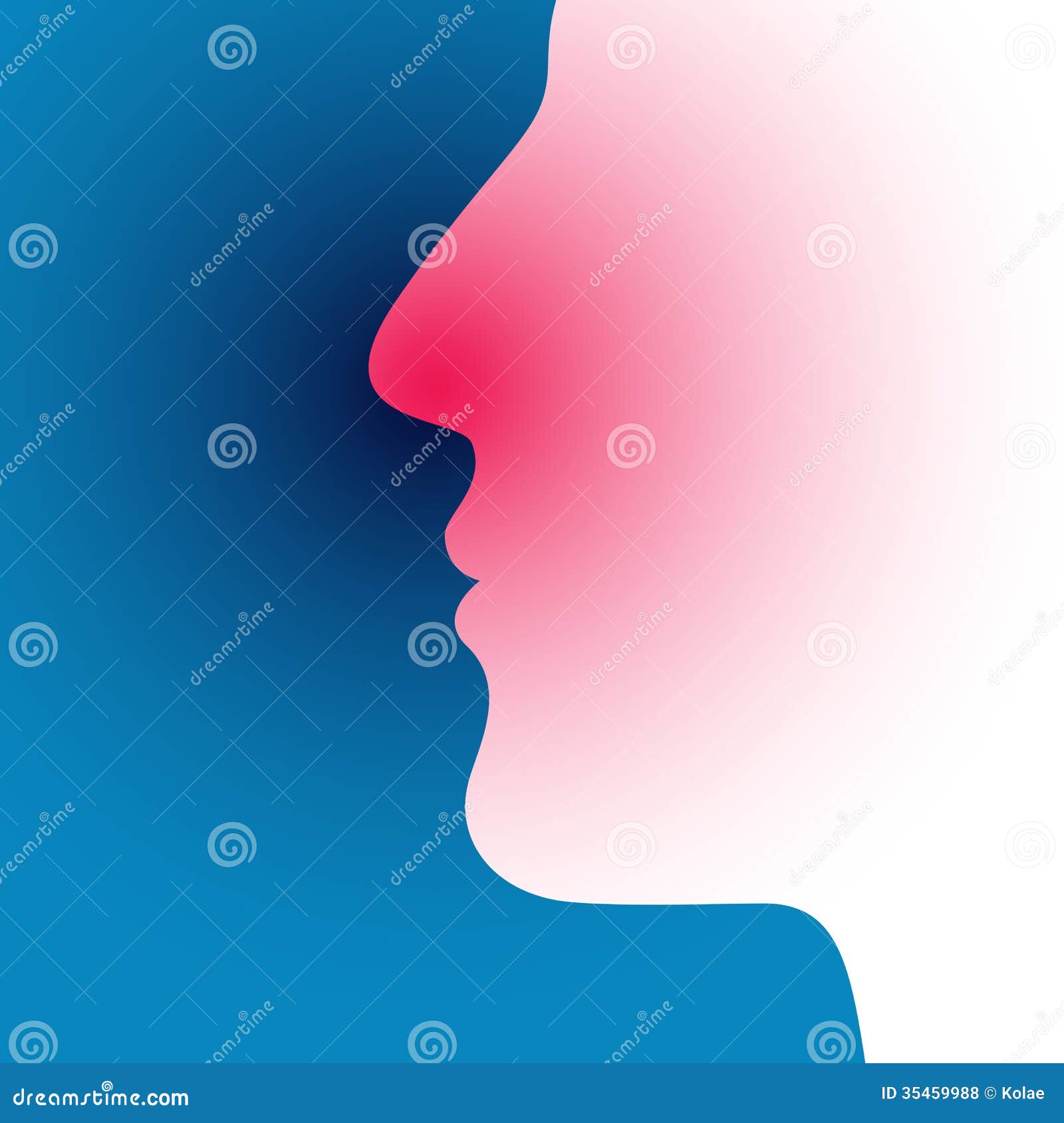 Snuffles stock vector. Illustration of person, health - 35459988