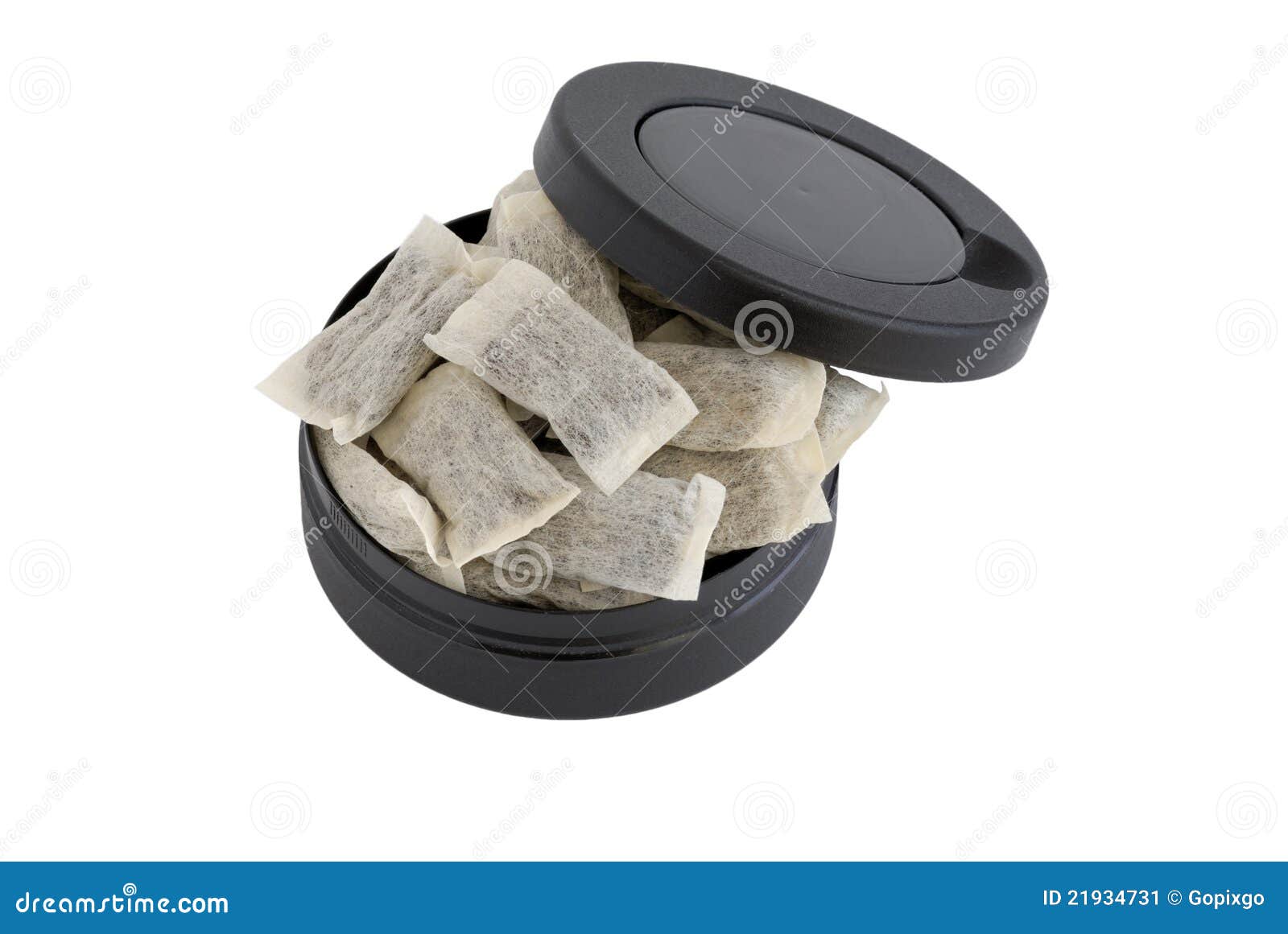 Snus image stock. Image du cancérogène, noir, fond, cadre - 21934731