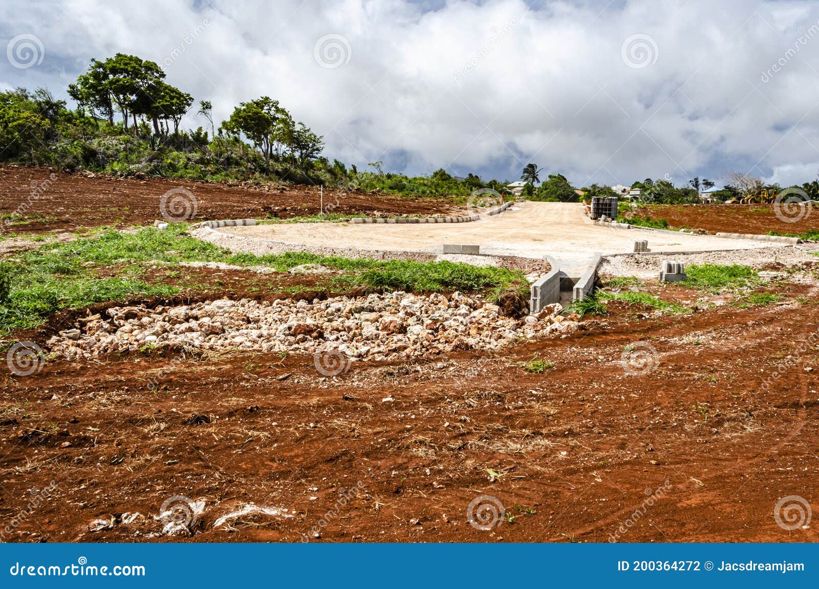 Soak-away for Road Water Drainage System Stock Photo - Image of ...
