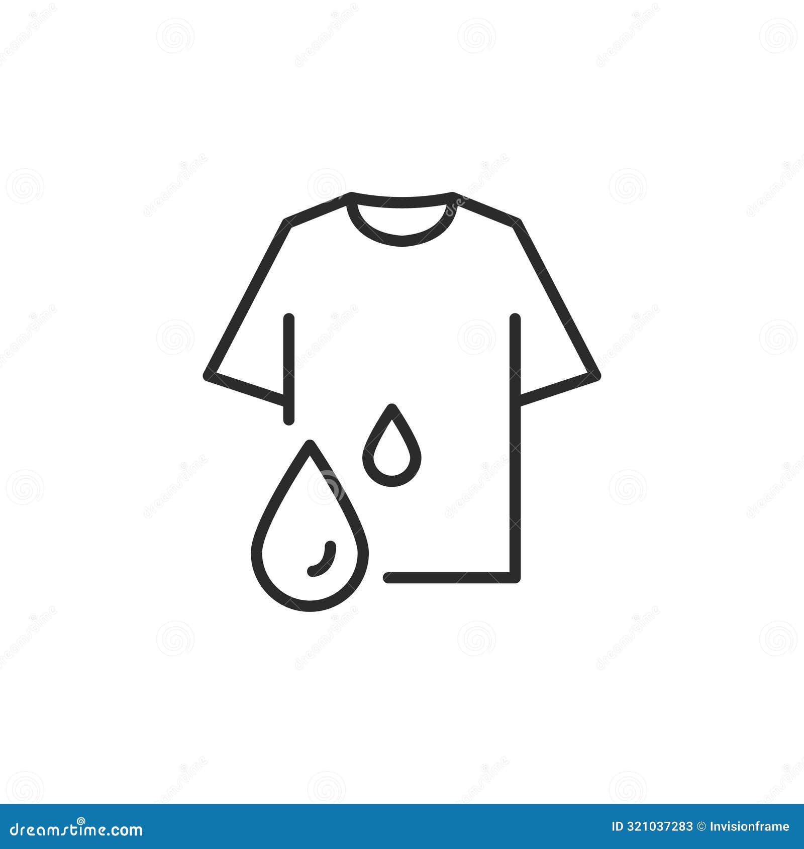 Soaking Icon stock vector. Illustration of clothes, wear - 321037283