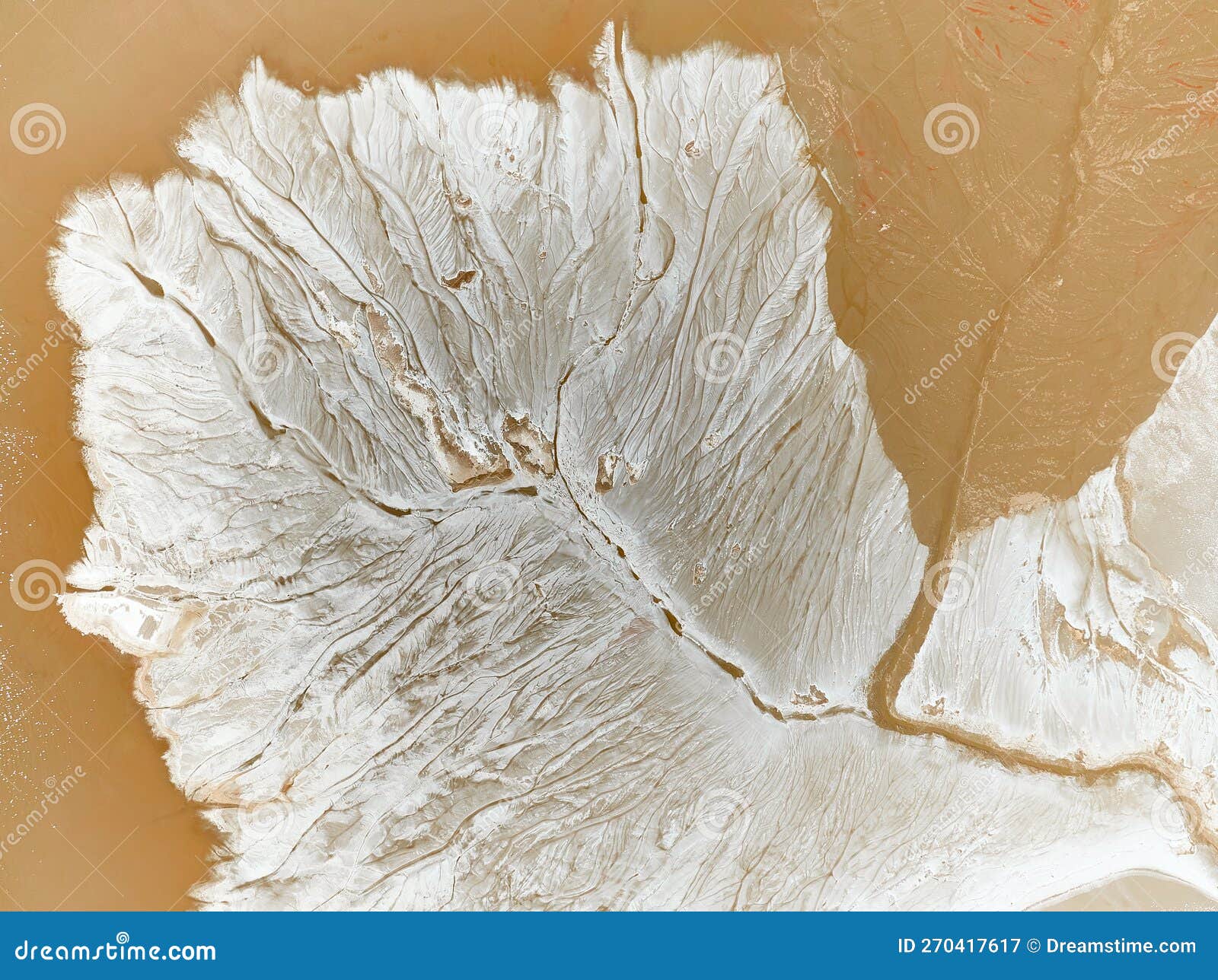 Soaking Of Salt And Sand Mixture In Illuminated Brine Traps Stock Image Image Of Crater