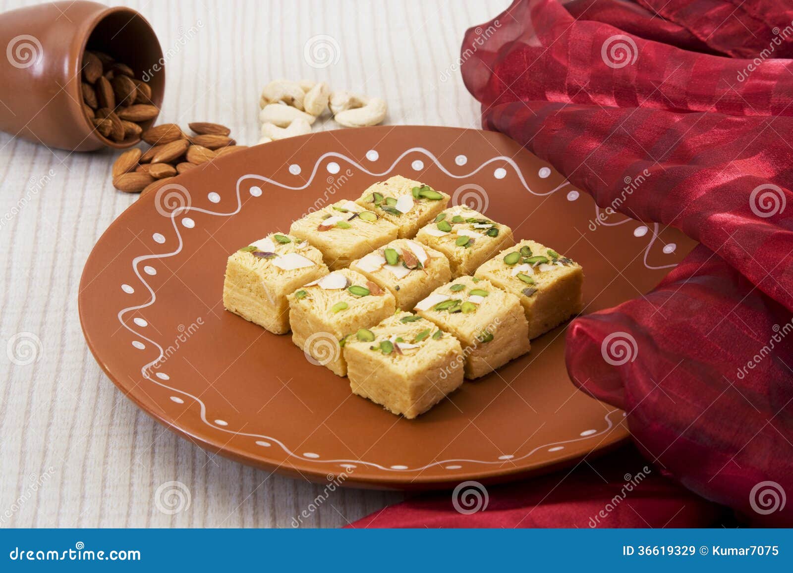 Soan Papdi stock image. Image of flour, patisa, ghee - 36619329