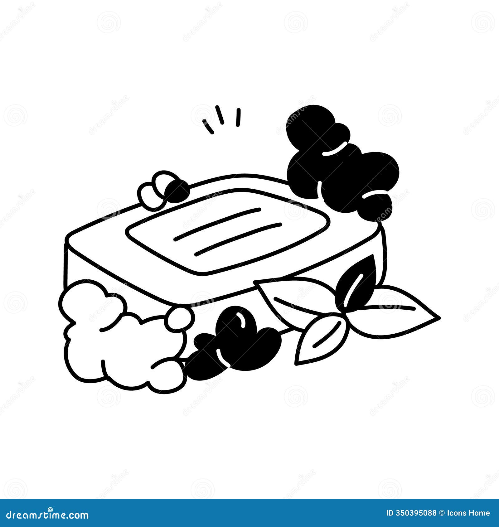 A Soap Bar Icon, Great for Hygiene and Beauty Visuals Stock ...