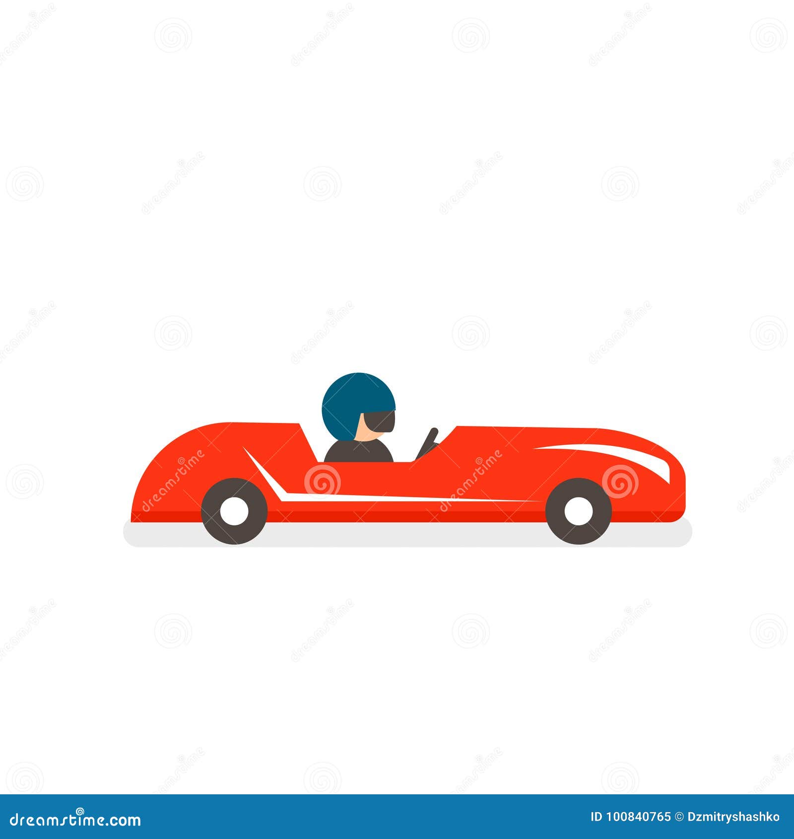 Soap Box Derby Or Soapbox Car Racer Racing Side Retro Black And White ...