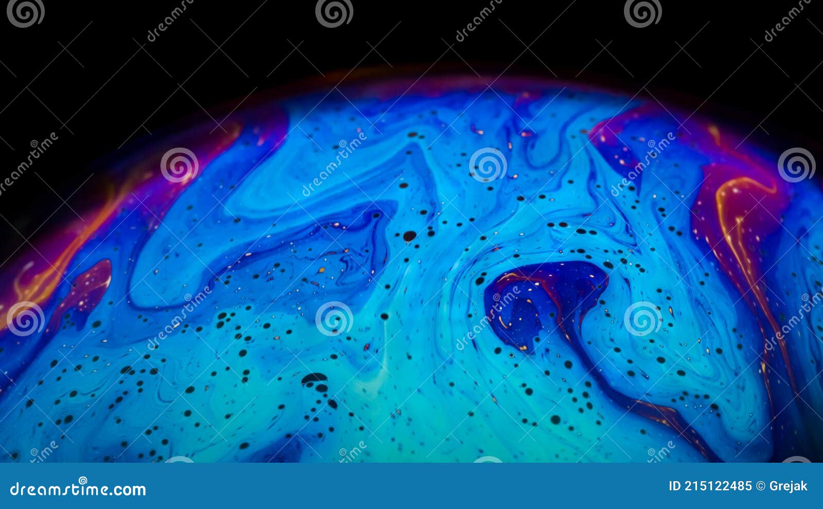 Soap Bubble Abstract Art Patterns Stock Image - Image of creative ...