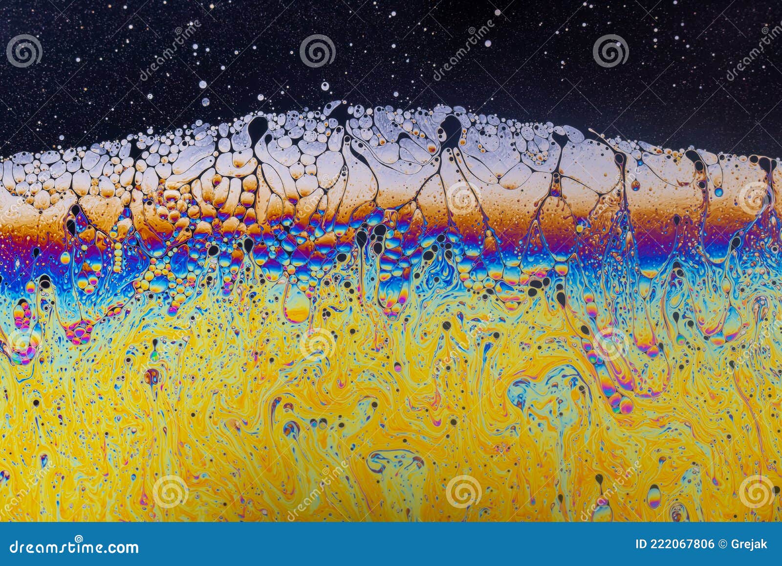 Soap Bubble Abstract Art Patterns Stock Photo - Image of design ...