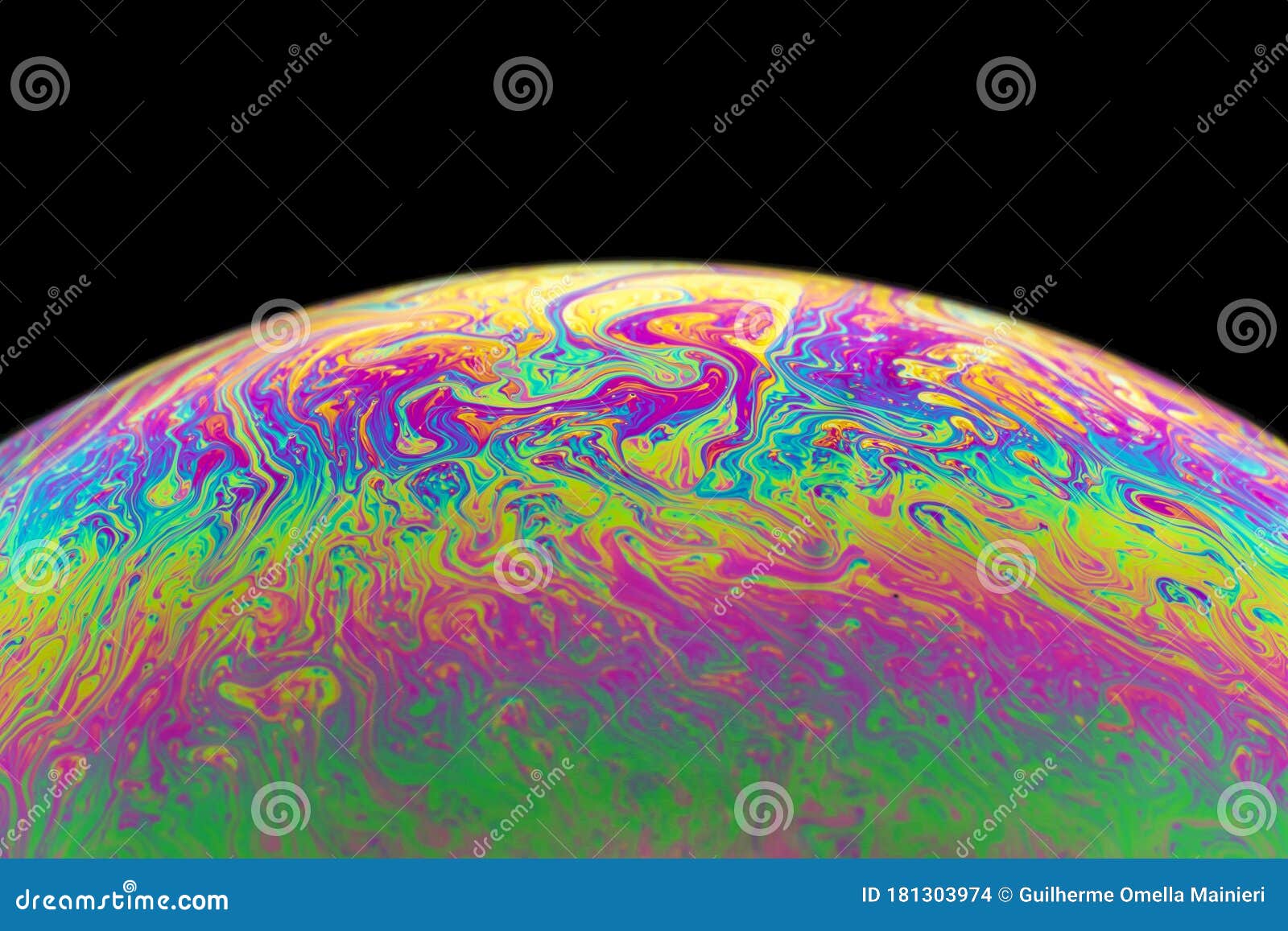 Soap Bubble - Abstract and Colourful Pattern Stock Photo - Image of ...