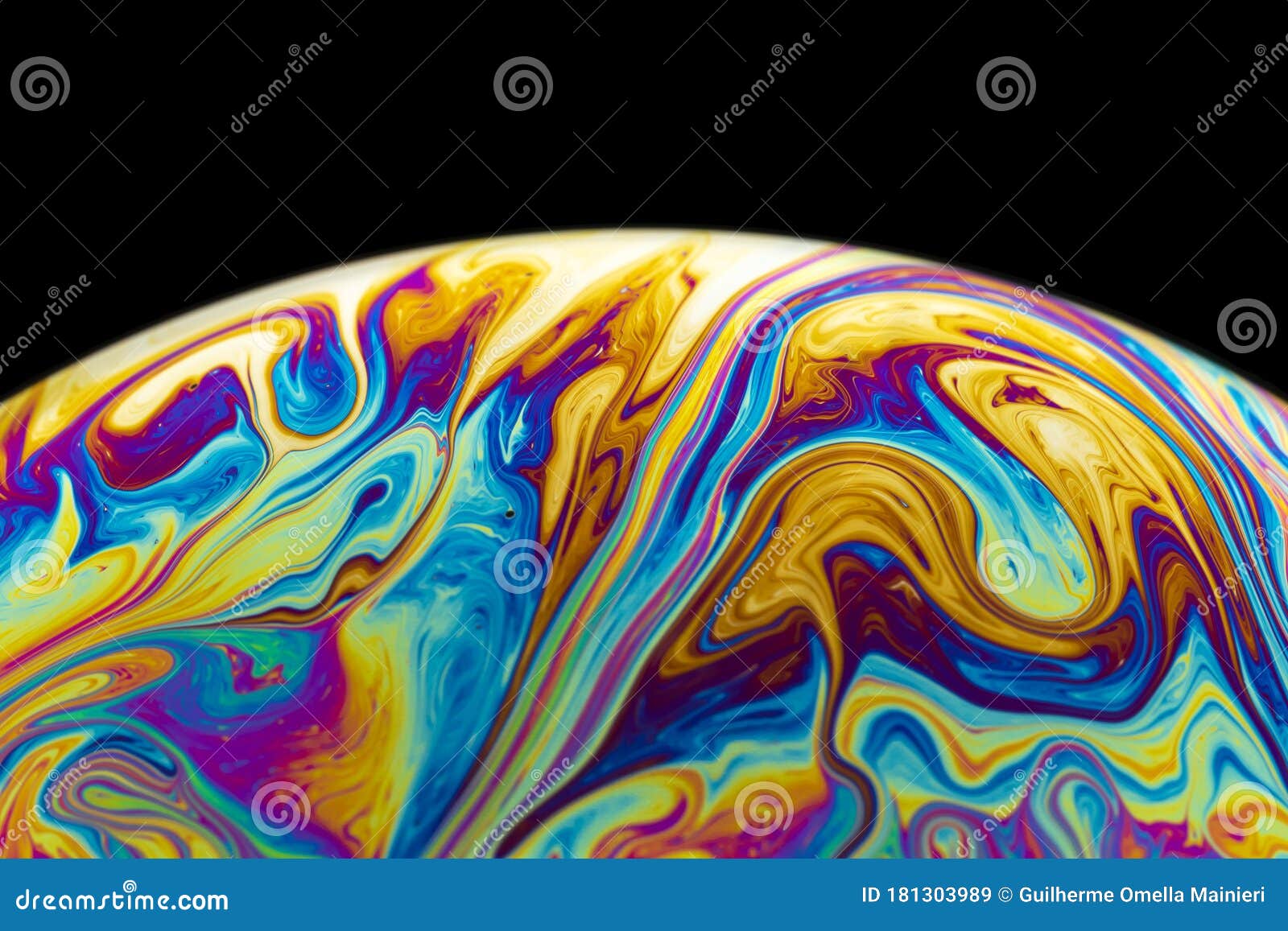 Soap Bubble - Abstract and Colourful Pattern Stock Image - Image of ...