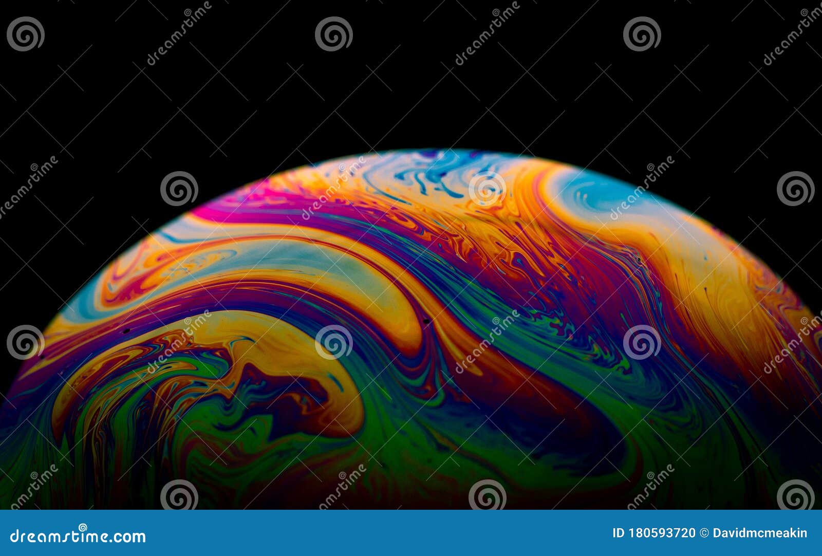 Soap bubble planet stock photo. Image of symmetry, colour - 180593720