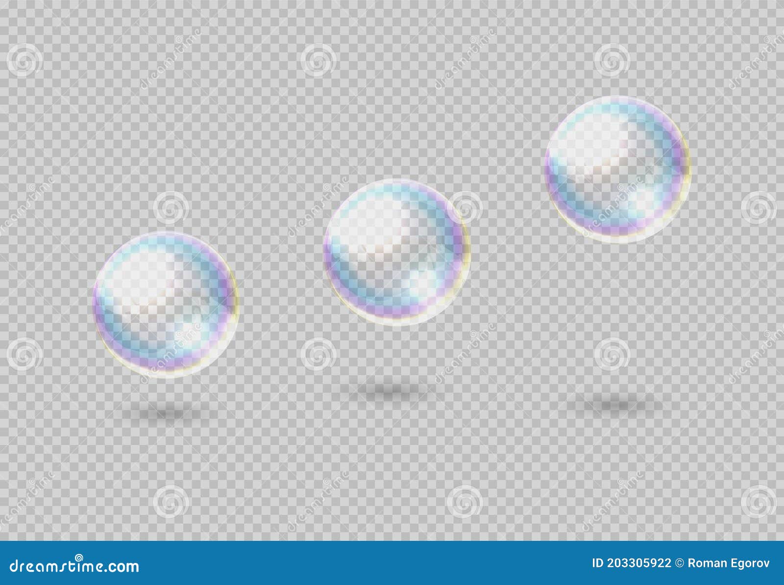 Soap Bubble. Realistic Rainbow Shampoo Ball With Color Reflection. 3D ... Soap Bubble. Realistic Rainbow Shampoo Ball With Color Reflection. 3D ...