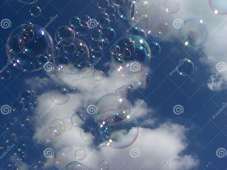 Soap bubbles stock image. Image of cloud, bubbles, reflection - 14265