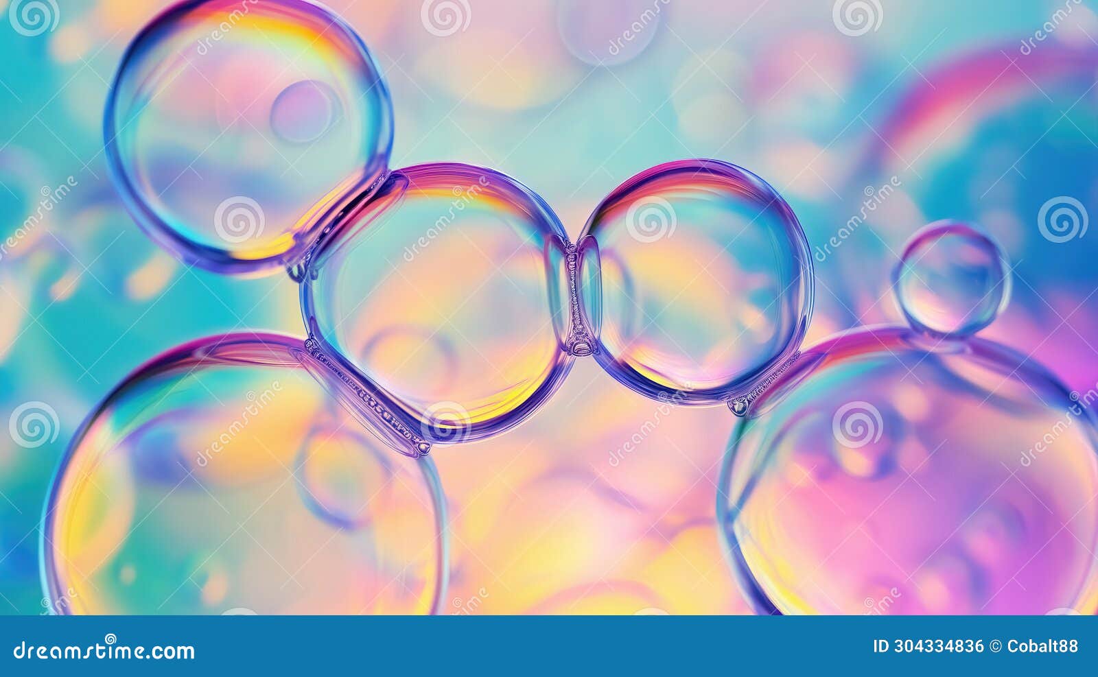 Soap Bubbles Abstract Light Illumination, Abstract Background Stock ...