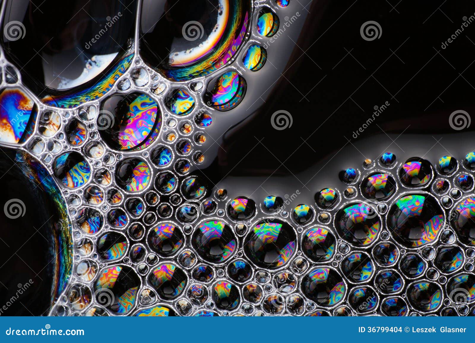 Soap Bubbles Abstract Macro Structure Copy Space Stock Photo - Image of ...