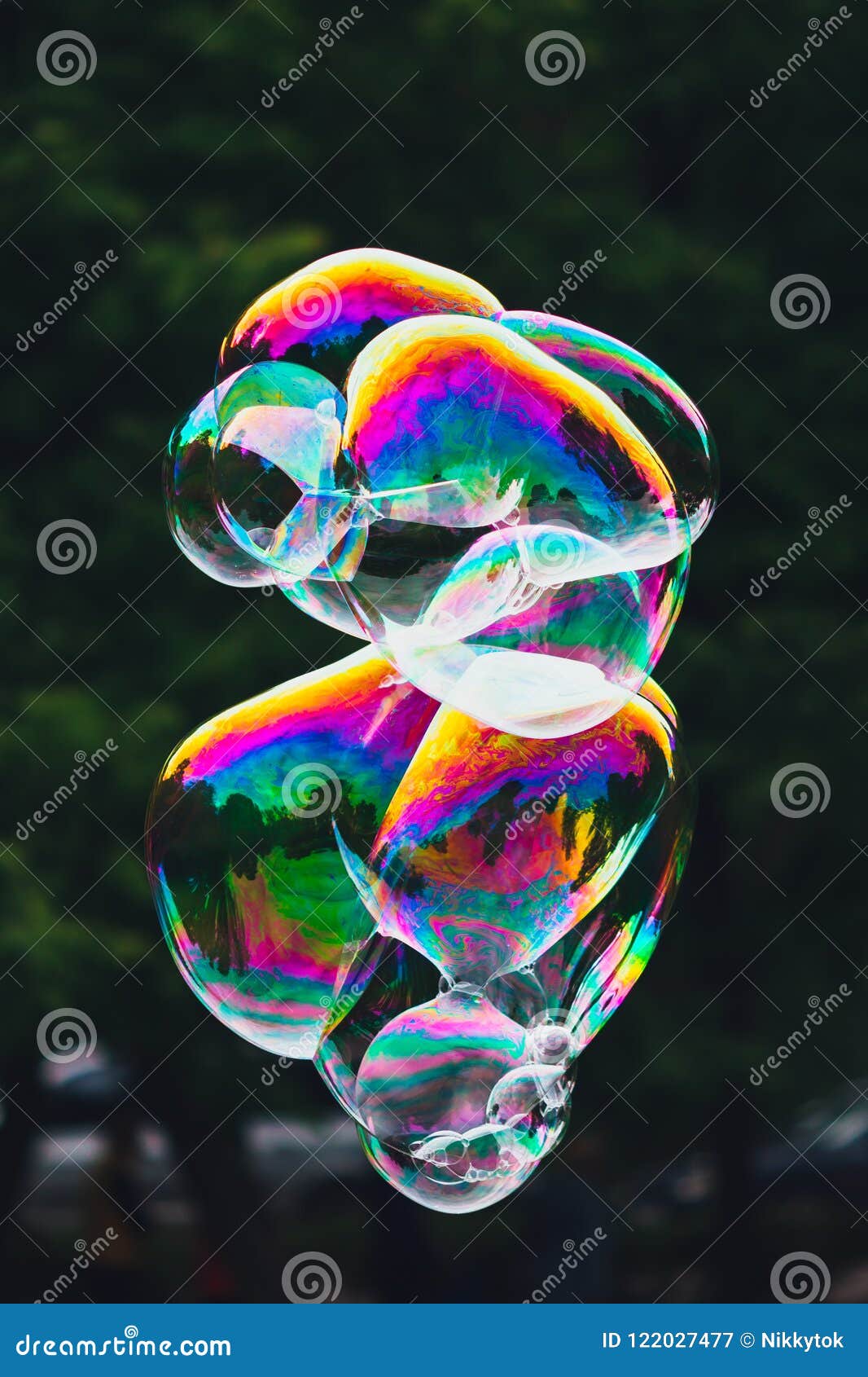 Soap Bubbles Abstract Shape Stock Image - Image of natural, reflection ...