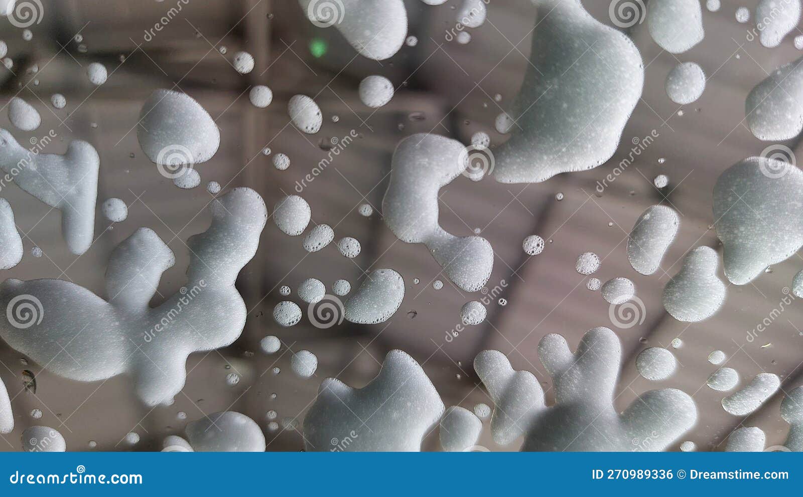 Soap Bubbles Fired at the Windshield during Cleaning at the Quick ...