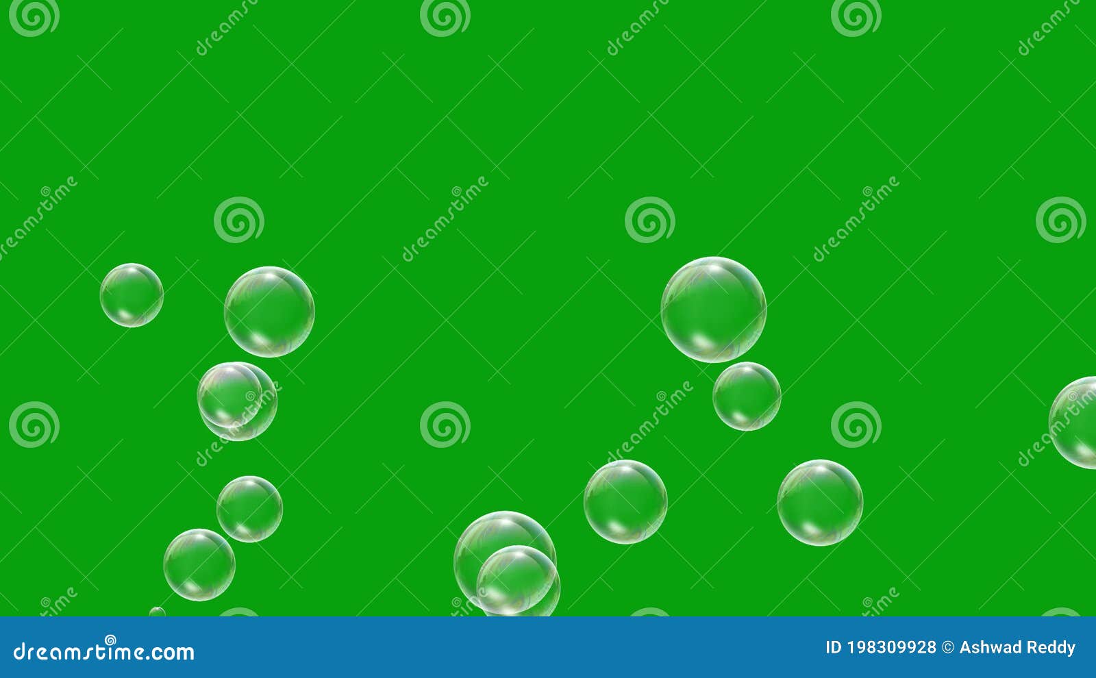 Soap Bubbles Green Screen Motion Graphics Stock Footage - Video of ...