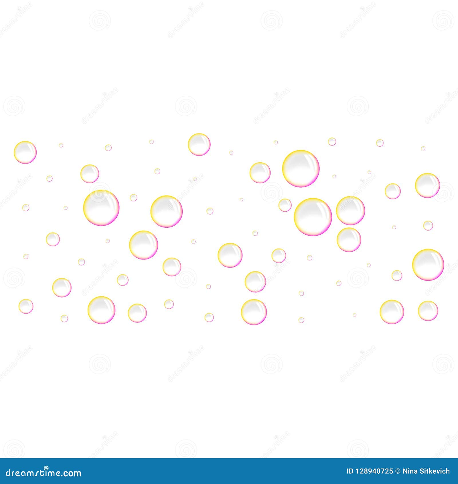Soap Bubbles Icon, Realistic Style Stock Vector - Illustration of ...