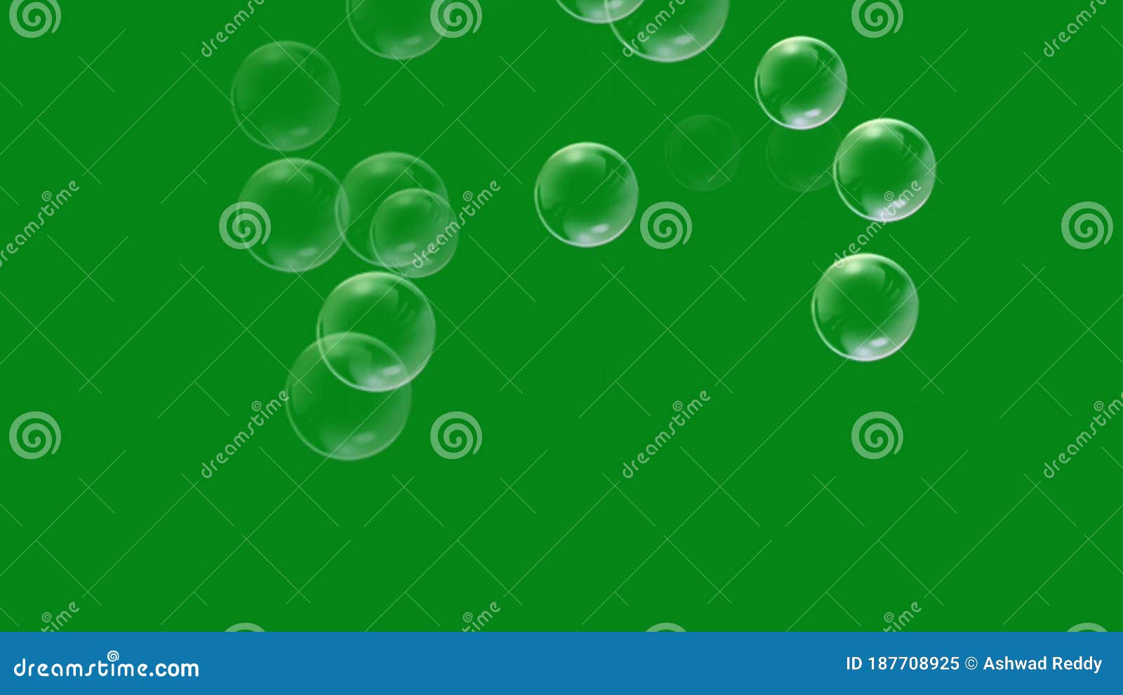 Soap Bubbles with Green Screen Background Stock Video - Video of water ...