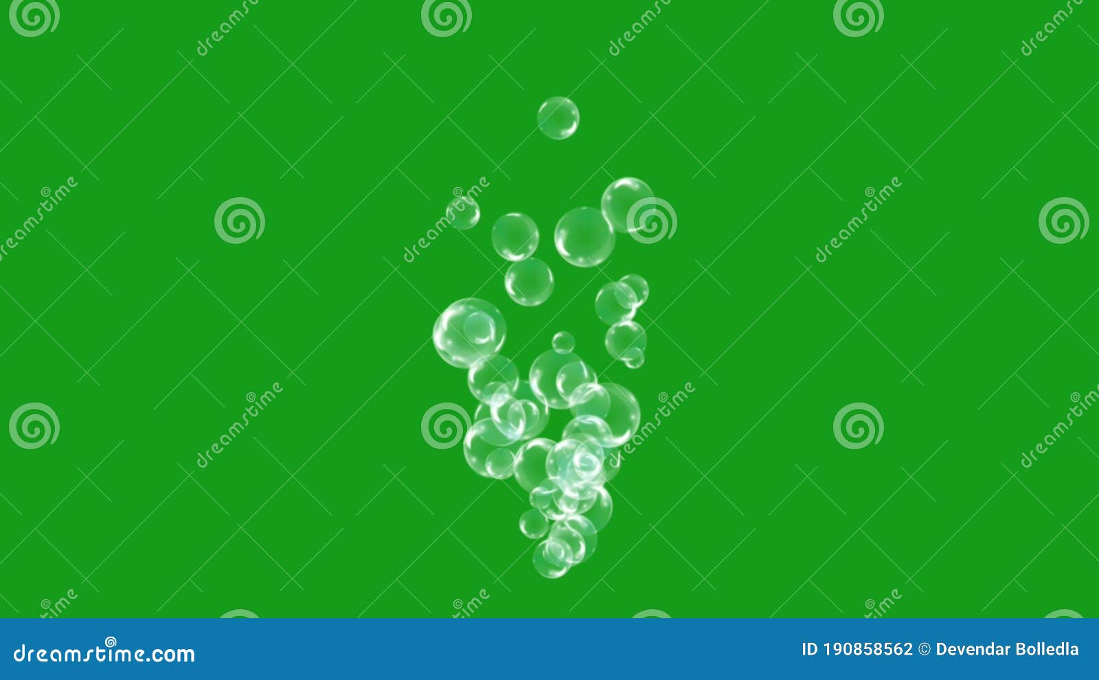 Soap Bubbles with Green Screen Background Stock Footage - Video of ...