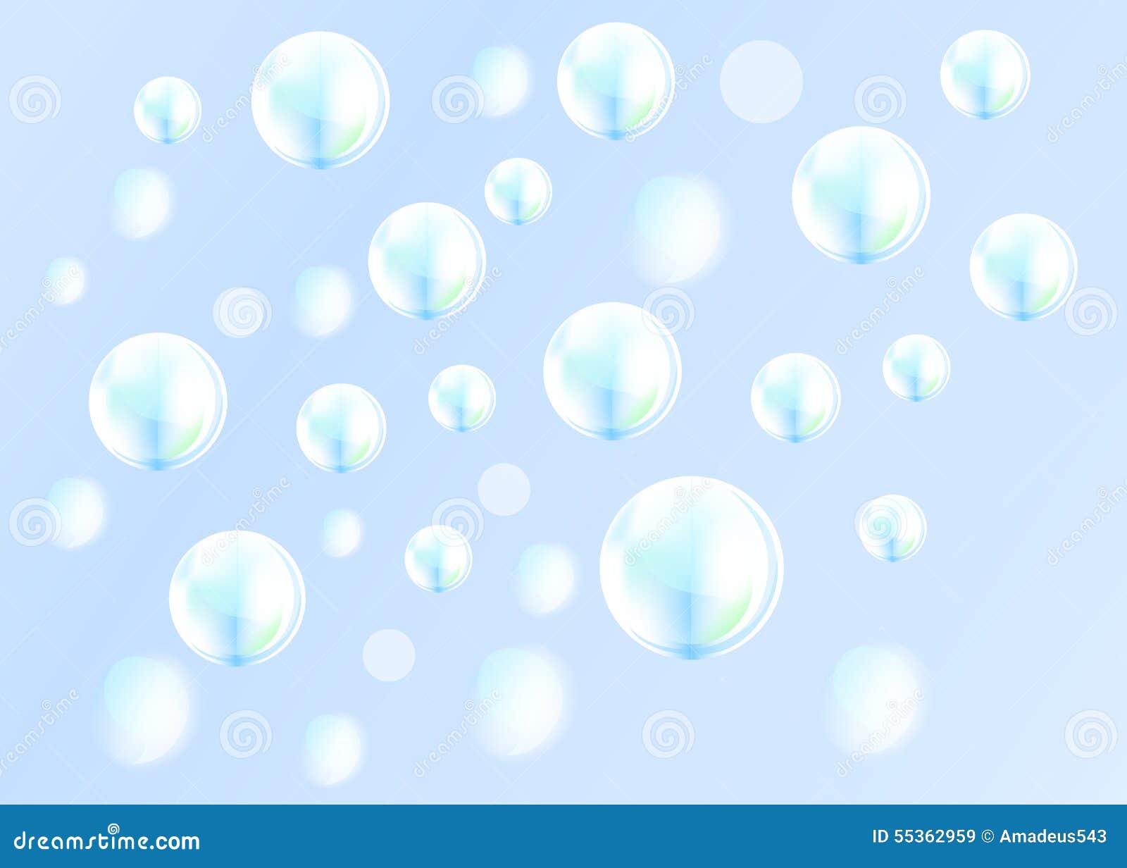 Soap Bubbles Pattern Background Vector Illustration Stock Vector ...