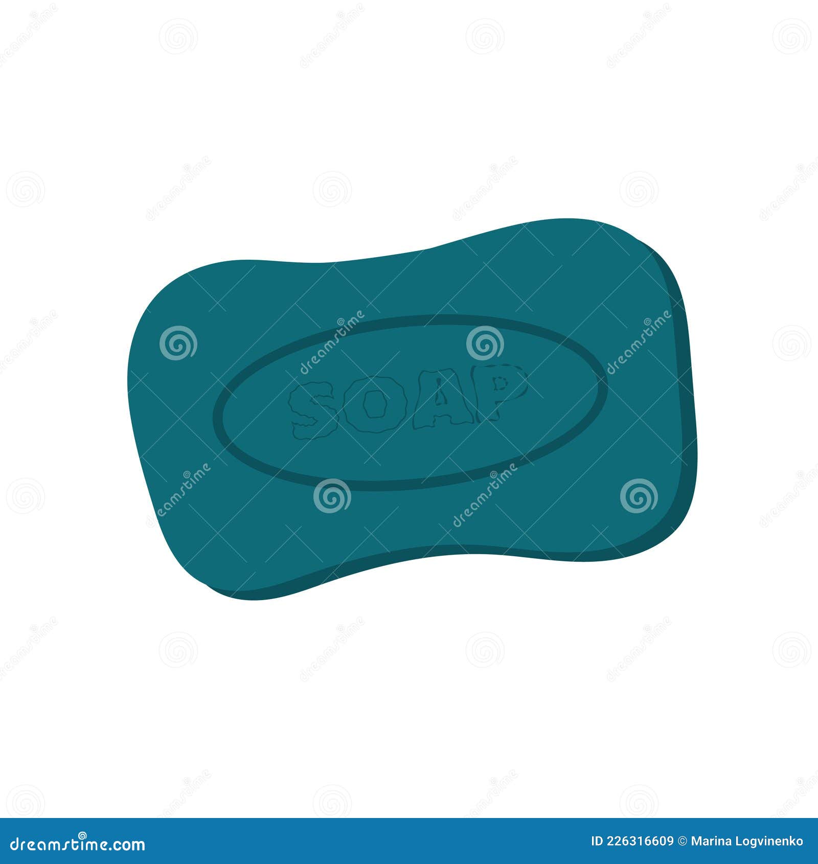 Soap stock vector. Illustration of clean, bath, design - 226316609