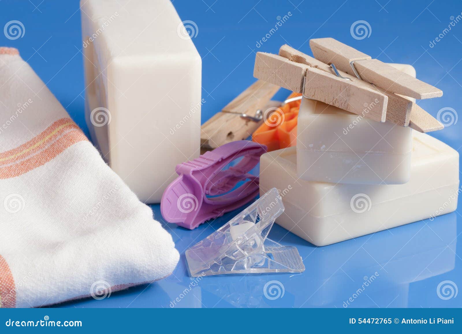Soap, clothes and laundry stock image. Image of color - 54472765