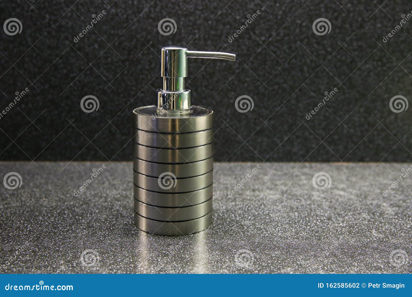 Soap Dispenser on the Table Close-up. Stock Photo - Image of pump ...