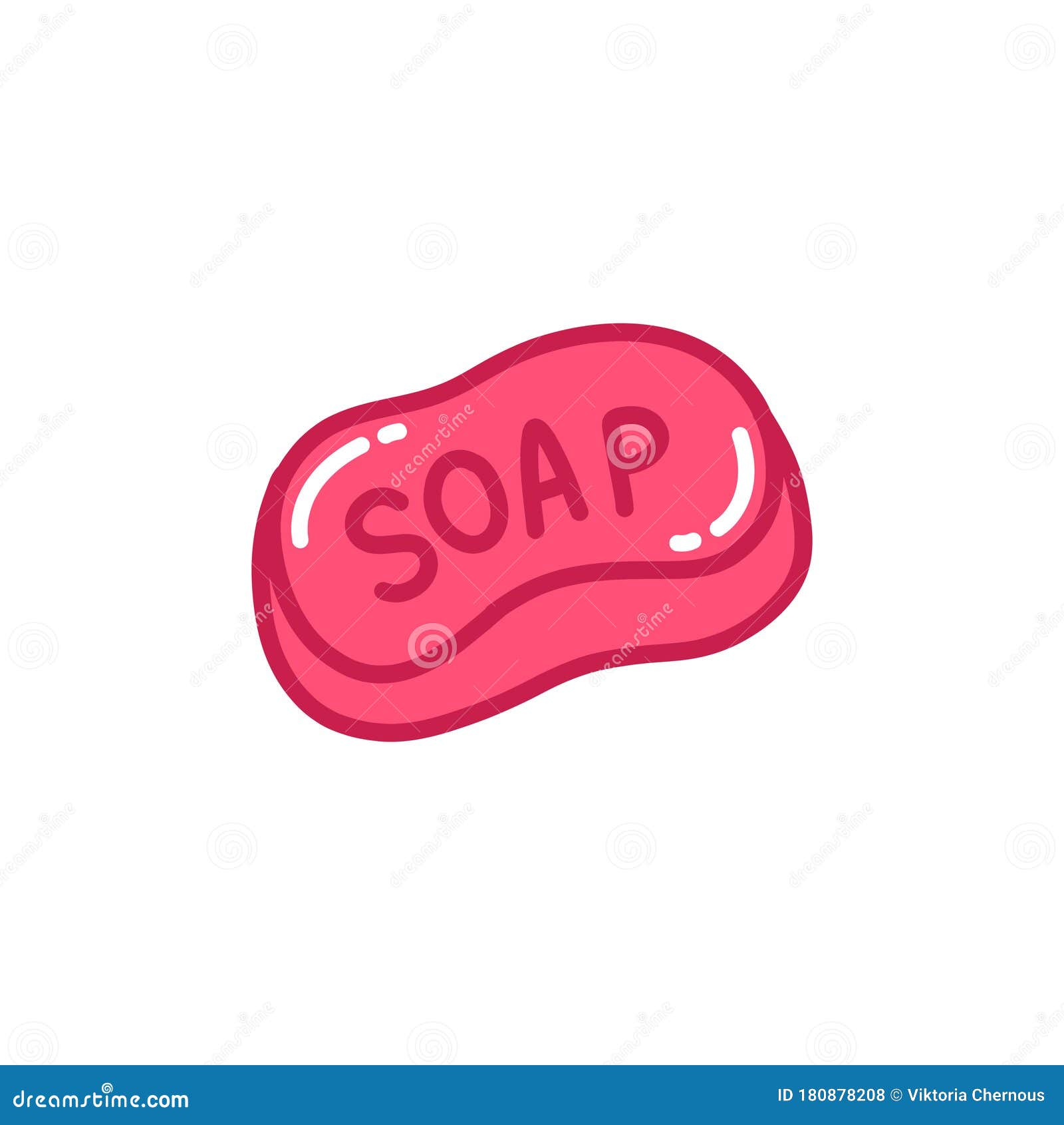 Soap Doodle Icon, Vector Illustration Stock Illustration - Illustration ...